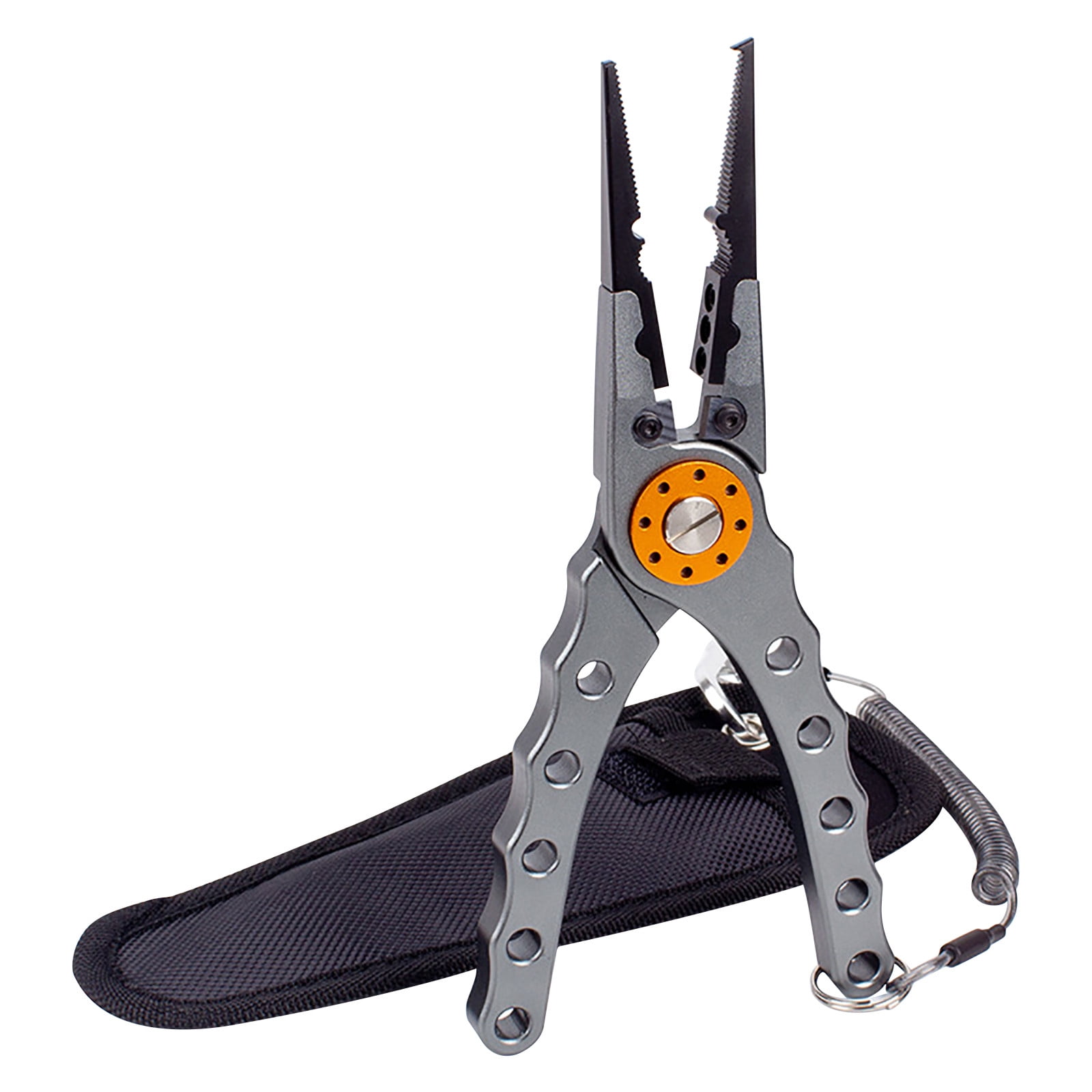 Fnochy Fishing Pliers Saltwater Braid Cutters, 7.8'' Fishing Hook ...