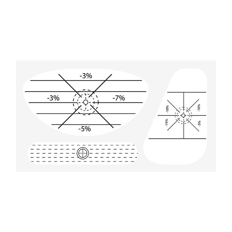 Fnochy Golf Club Sticker Training Aid - Removable Adhesive Labels for ...