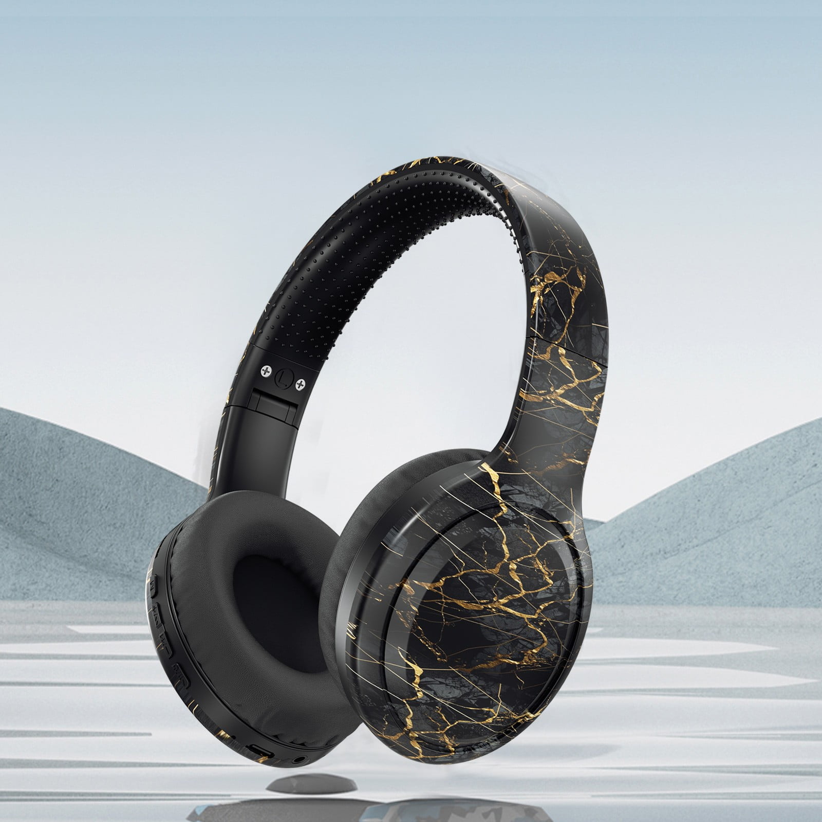 Fnochy Kids Bluetooth Headphones, Kids Headphones Wireless with Built ...