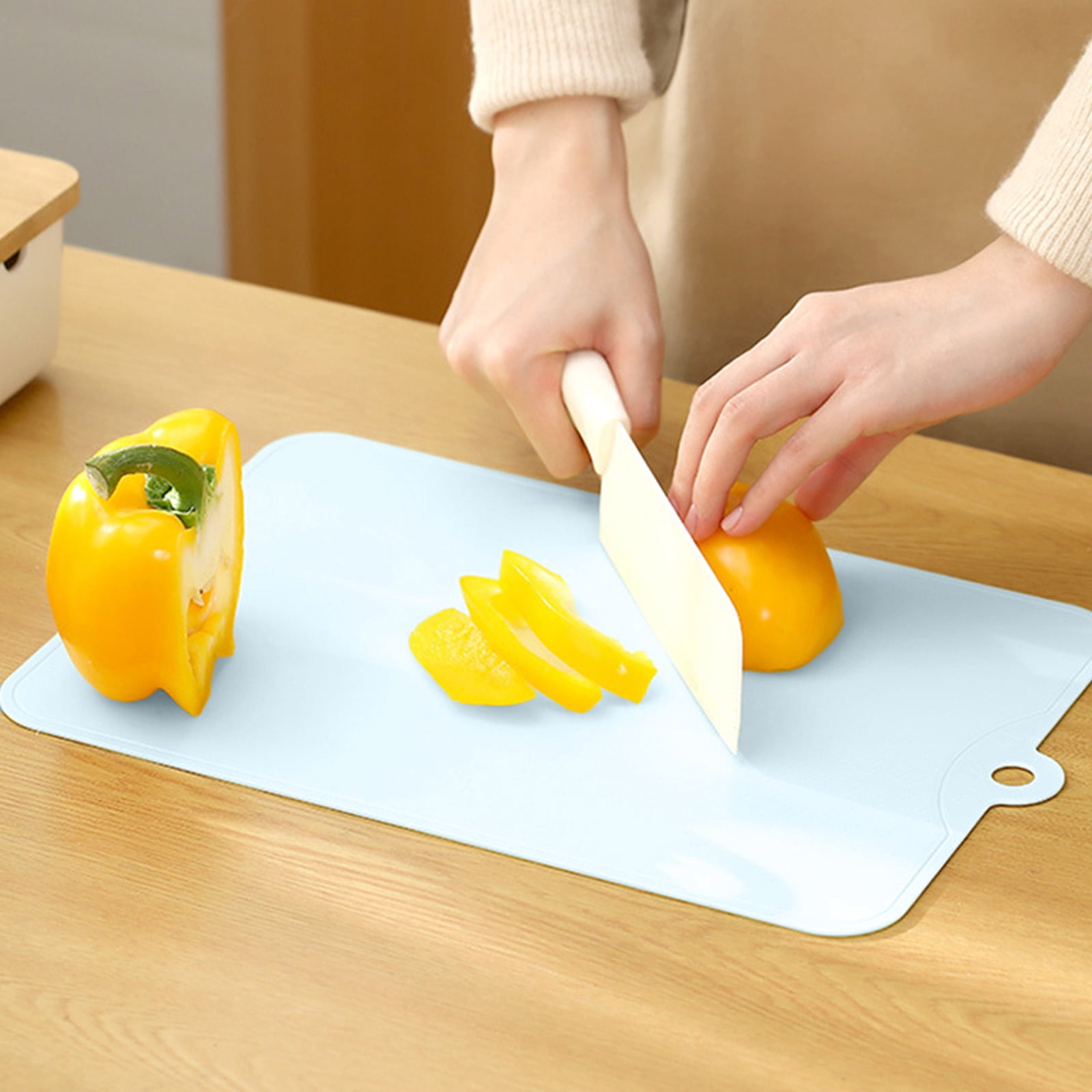 Fnochy Kitchen Cutting Board Non Slip, Durable Plastic Cutting Board ...