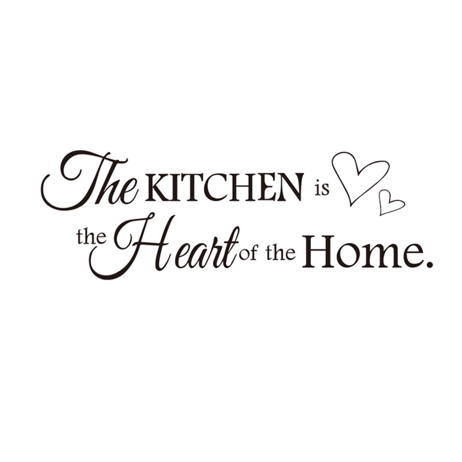Fnochy Kitchen Quote Wall Stickers Kitchen Dining Room Wall Decals Wall ...