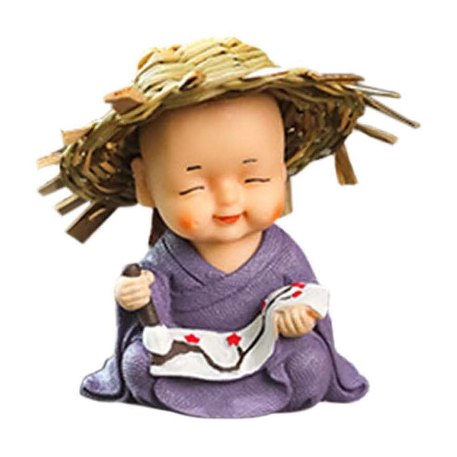 Fnochy Little Monk Decoration, Zen Plant Pot, Spiritual Home Decor ...