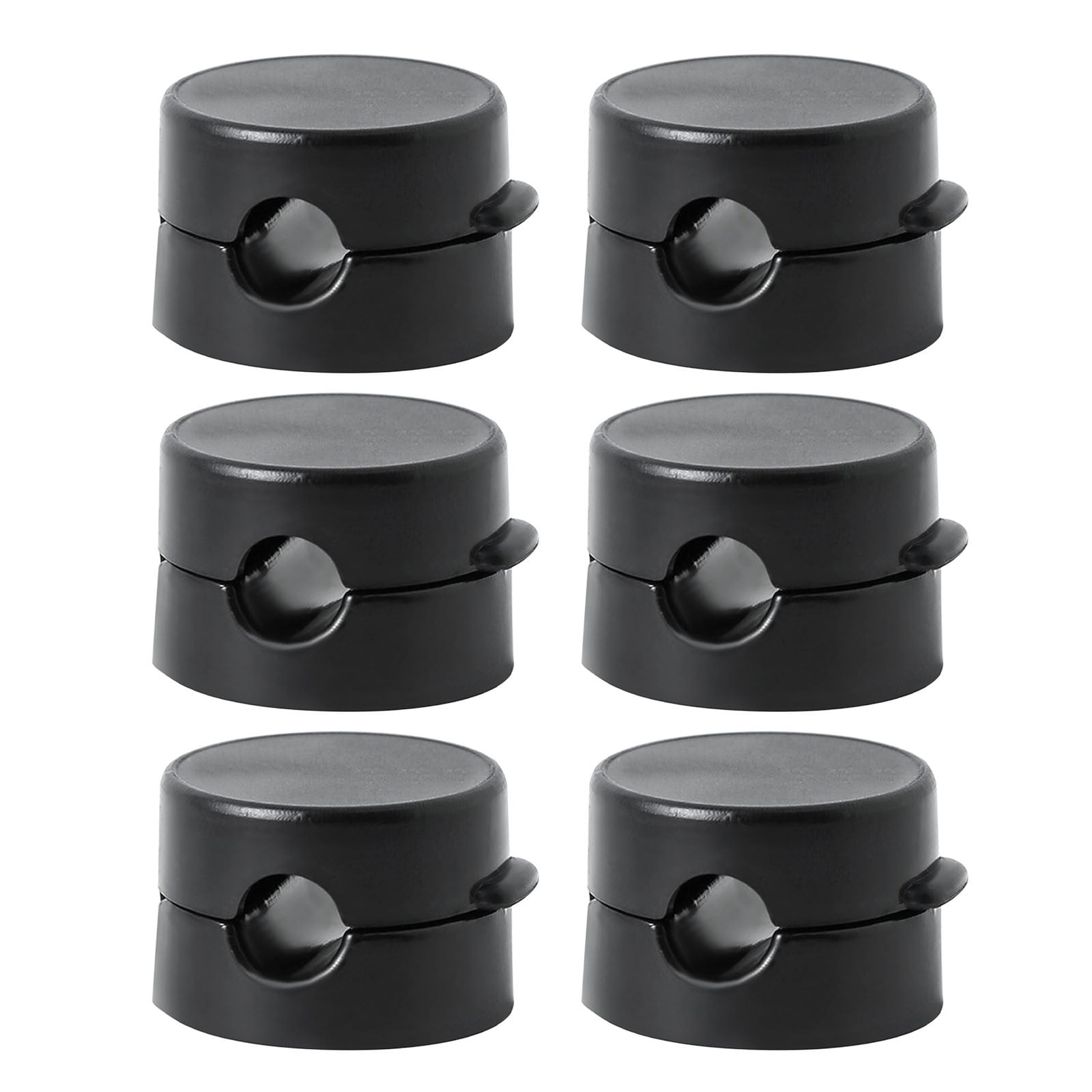 Fnochy Magnetic Cable Organizer 6pcs Adhesive USB Charger Hub for Desk ...