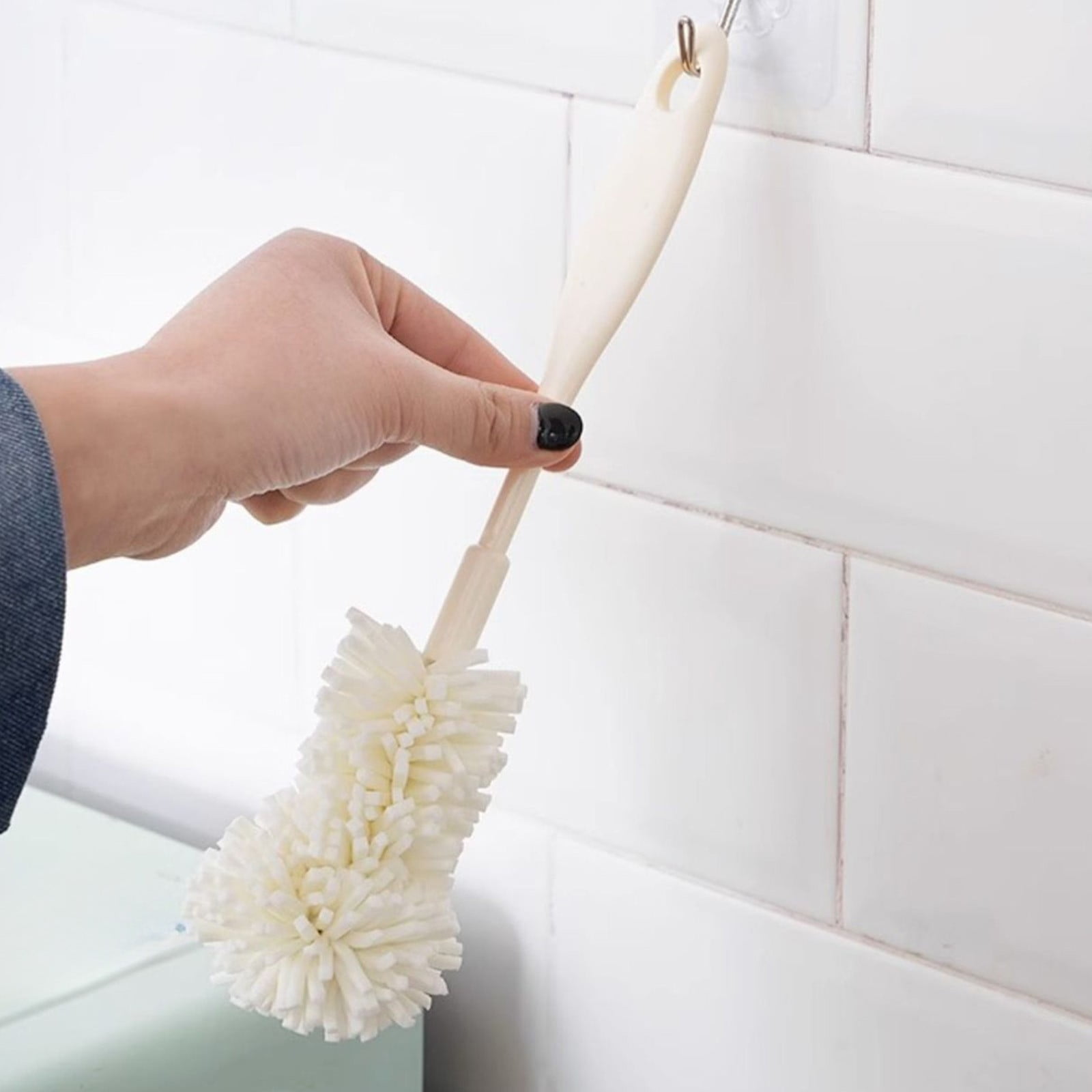 Fnochy Multifunctional Long Handle Cup Brush – Extendable Cleaning ...