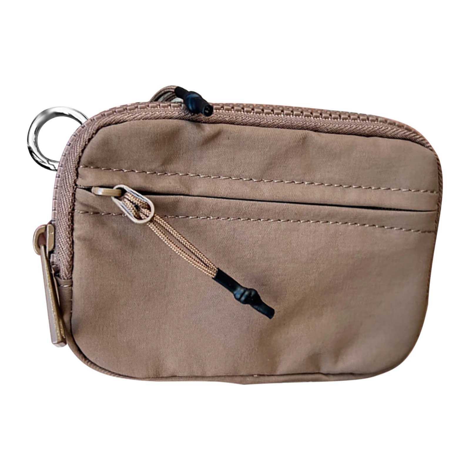 Fnochy Nylon Multifunctional Keychain for Women,Compact Coin Wallet ...