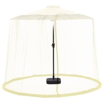 Patio Umbrella Netting Screen with Double Zipper Door, Universal 7–10 ...