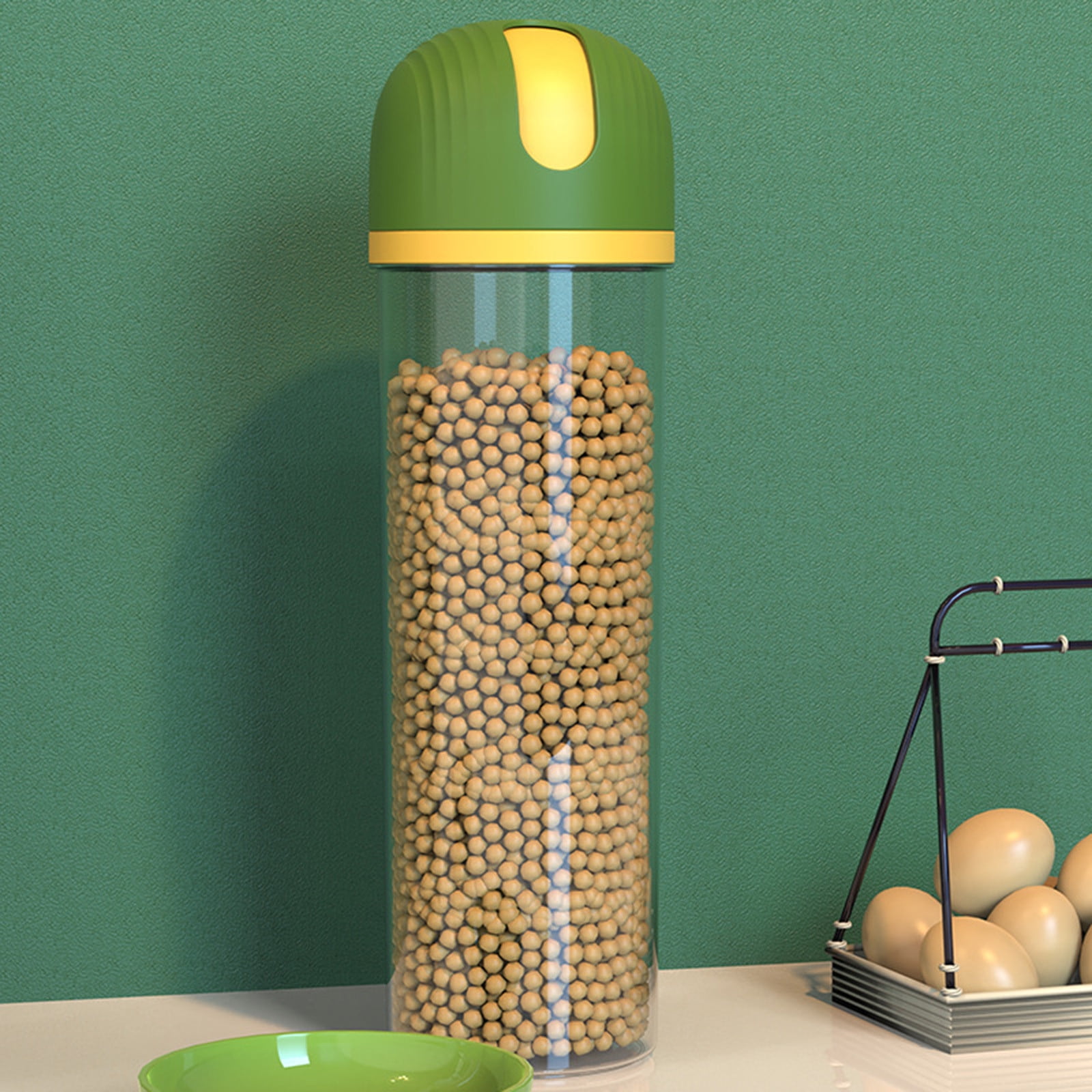 Fnochy Plastic Canisters for the kitchen, Storage Container jars with ...