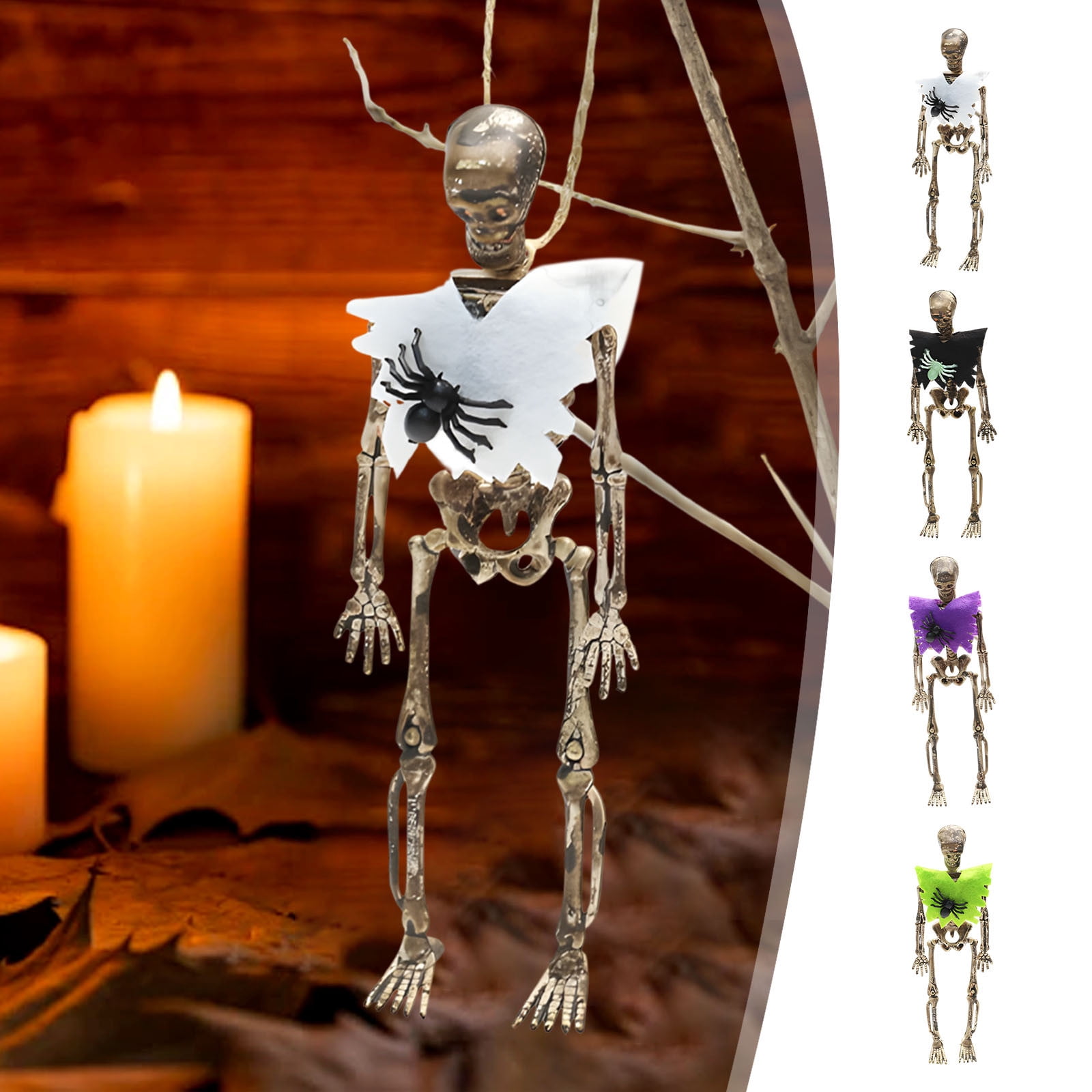 Fnochy Posable Life Size Human Skeleton Family - Halloween Prop Indoor ...