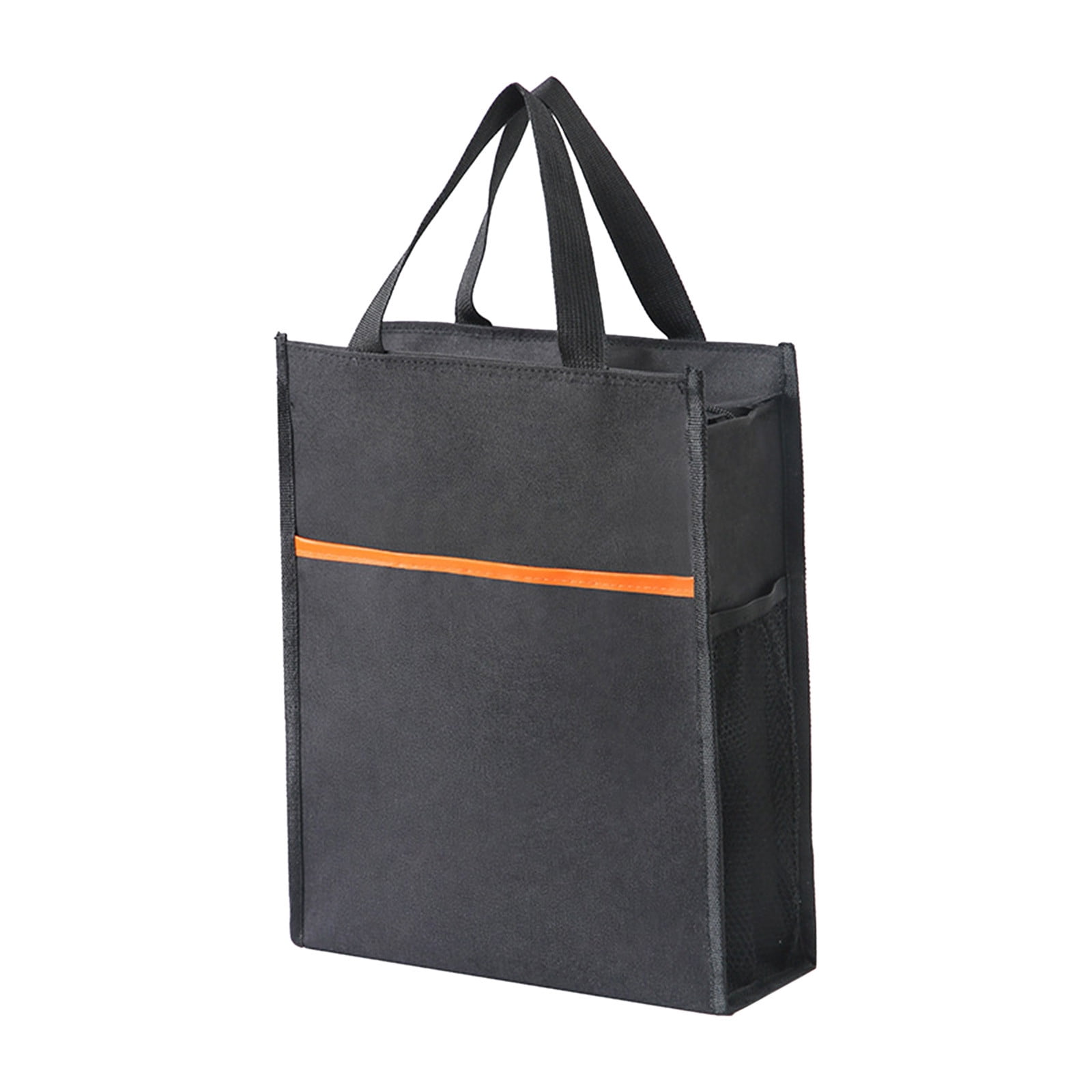 Fnochy Reusable Grocery Bags, Shopping Bags w/Handles, Hard Bottom ...