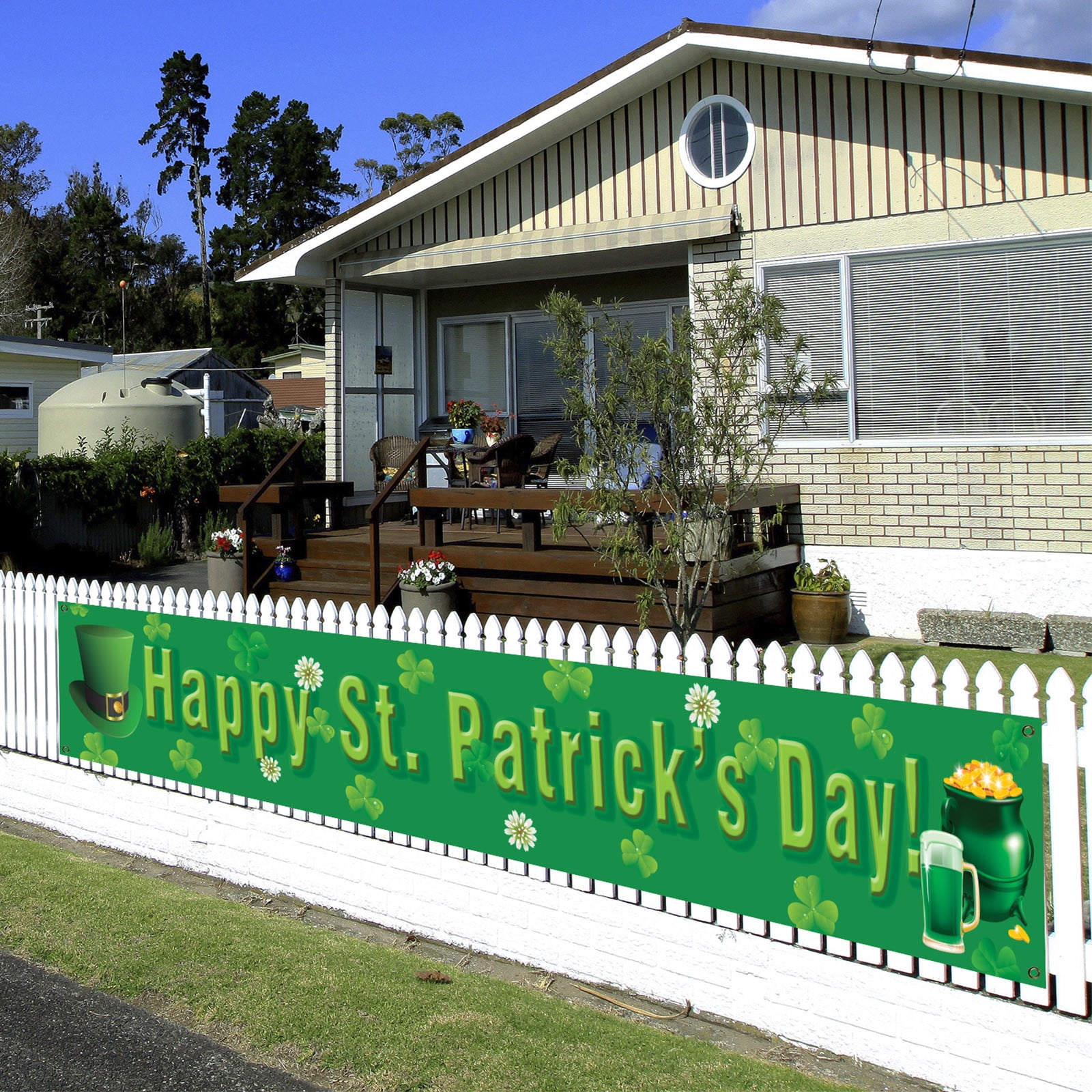 Fnochy Saint Patricks Day Decorations St. Patrick's Day Banner Holiday ...