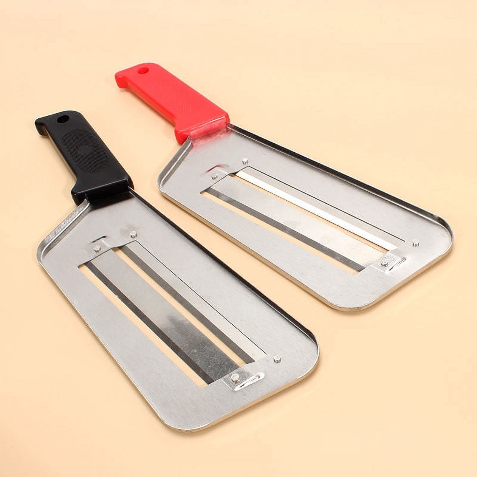 Fnochy Stainless Steel Oval Tube Handle Pizza Spatula Cake Spatula ...