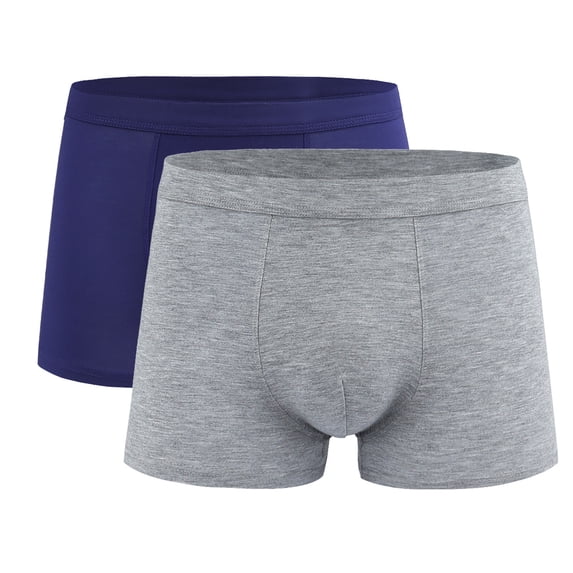 Fnooota Men's Sport Boxer Briefs, Mid-Rise Stretch Breathable 2 Piece ...