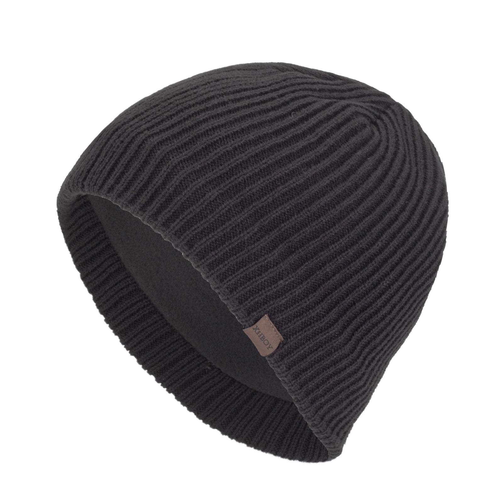 Fnooota Mens Knit Beanies, Fashion Windproof Warm Stretch Winter Hats ...