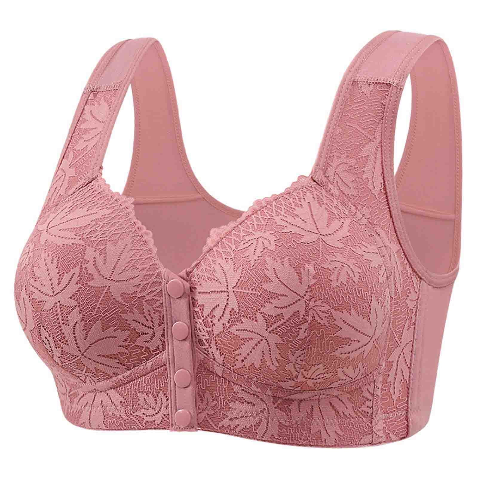Fnooota Womens Bras Front Closure, Full Coverage Comfort Wireless ...