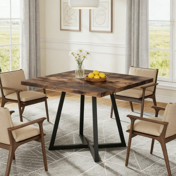 Fnova 31.5" Dining Table for 4, Modern Square Kitchen Table for Dining ...