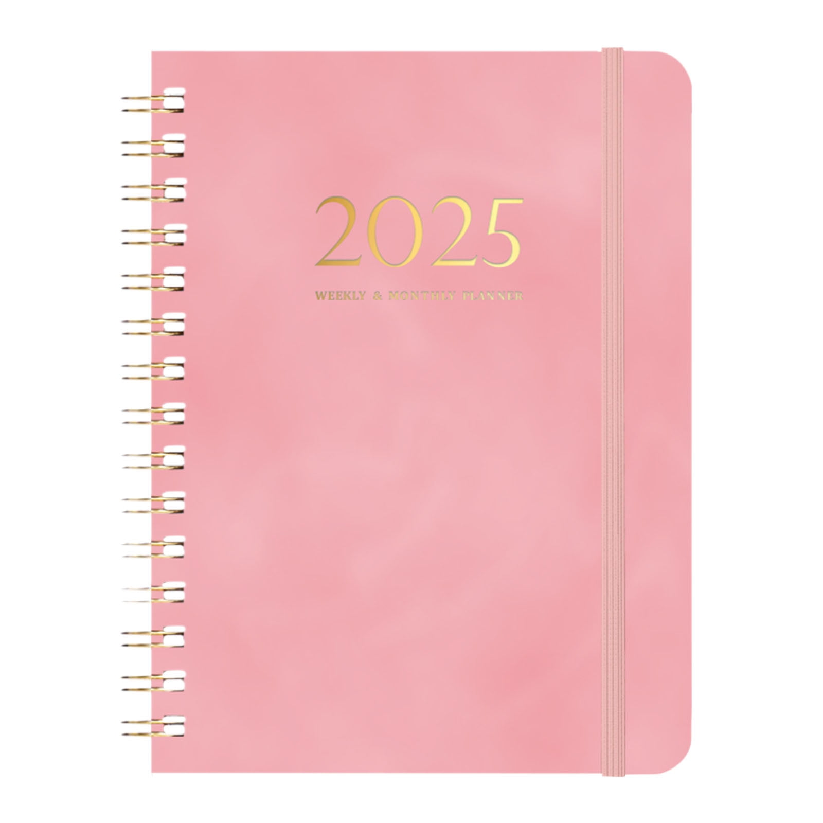 Fnyoxu 2025 Coil Bound Weekly Planner - A5 8.46x5.98in Lay-Flat ...