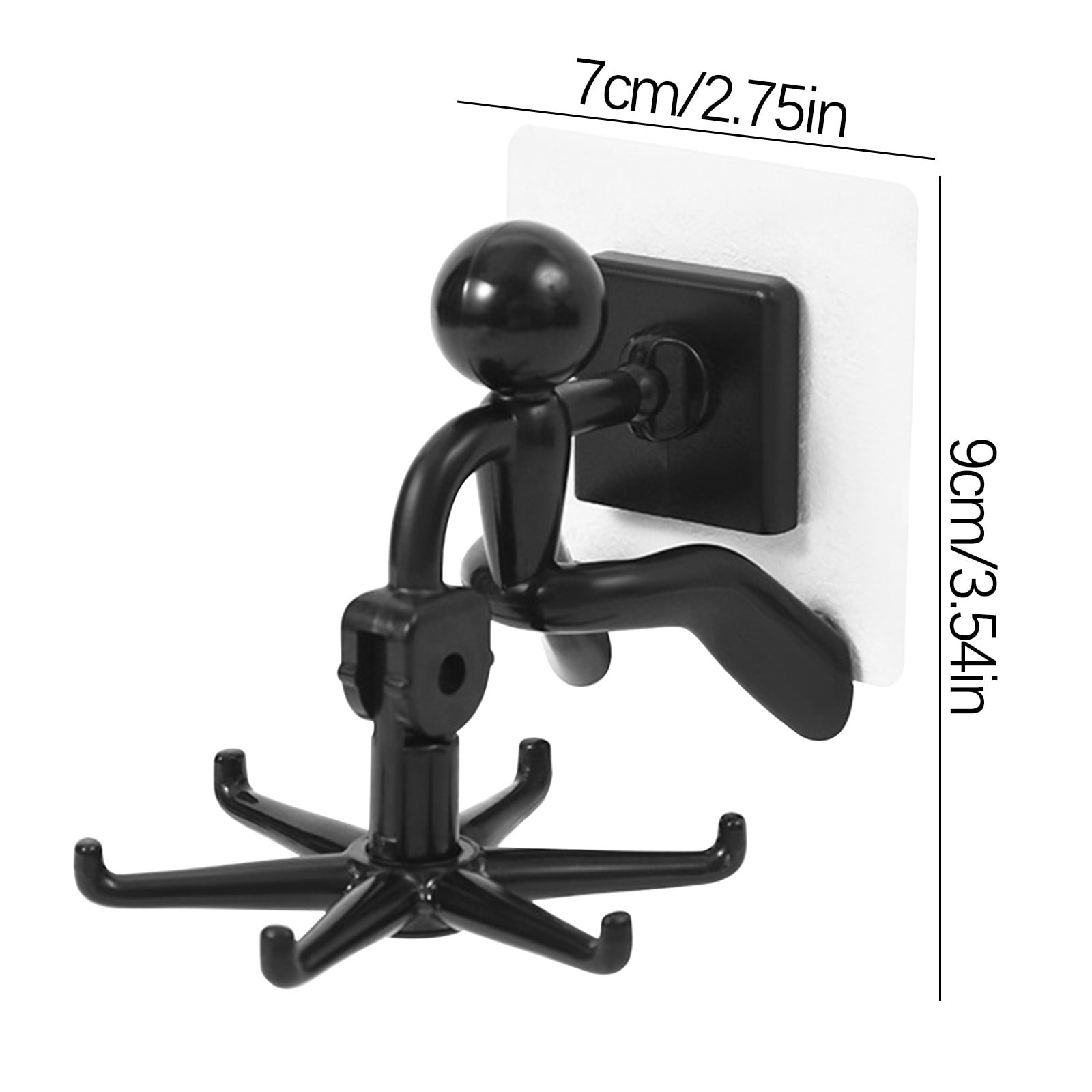 Fnyoxu 360 Degree Rotating Perforated Wall Hanging with Dual Purpose ...