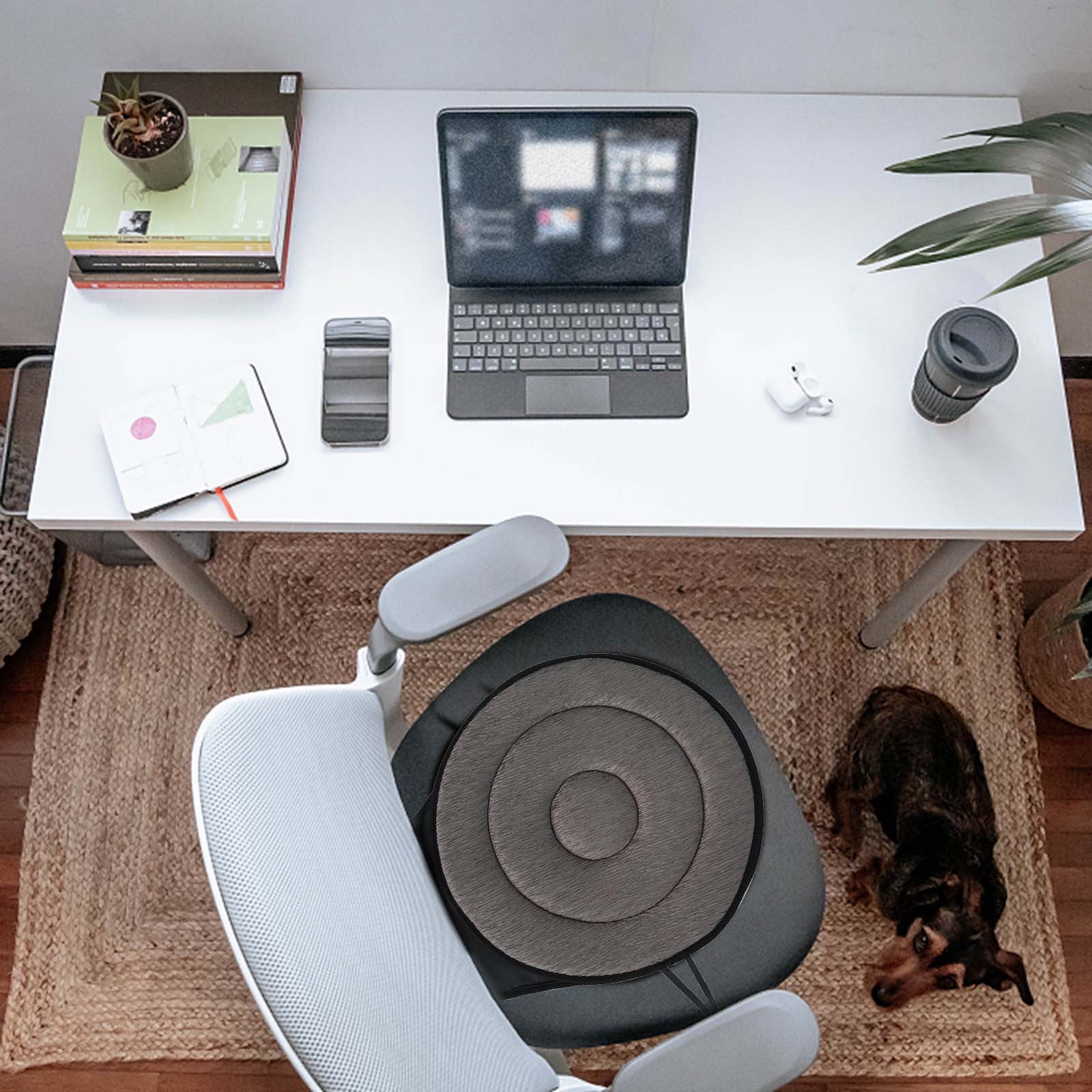 Fnyoxu 360° Rotating Seat Cushion Car Seat Rotating Revolving Cushion ...