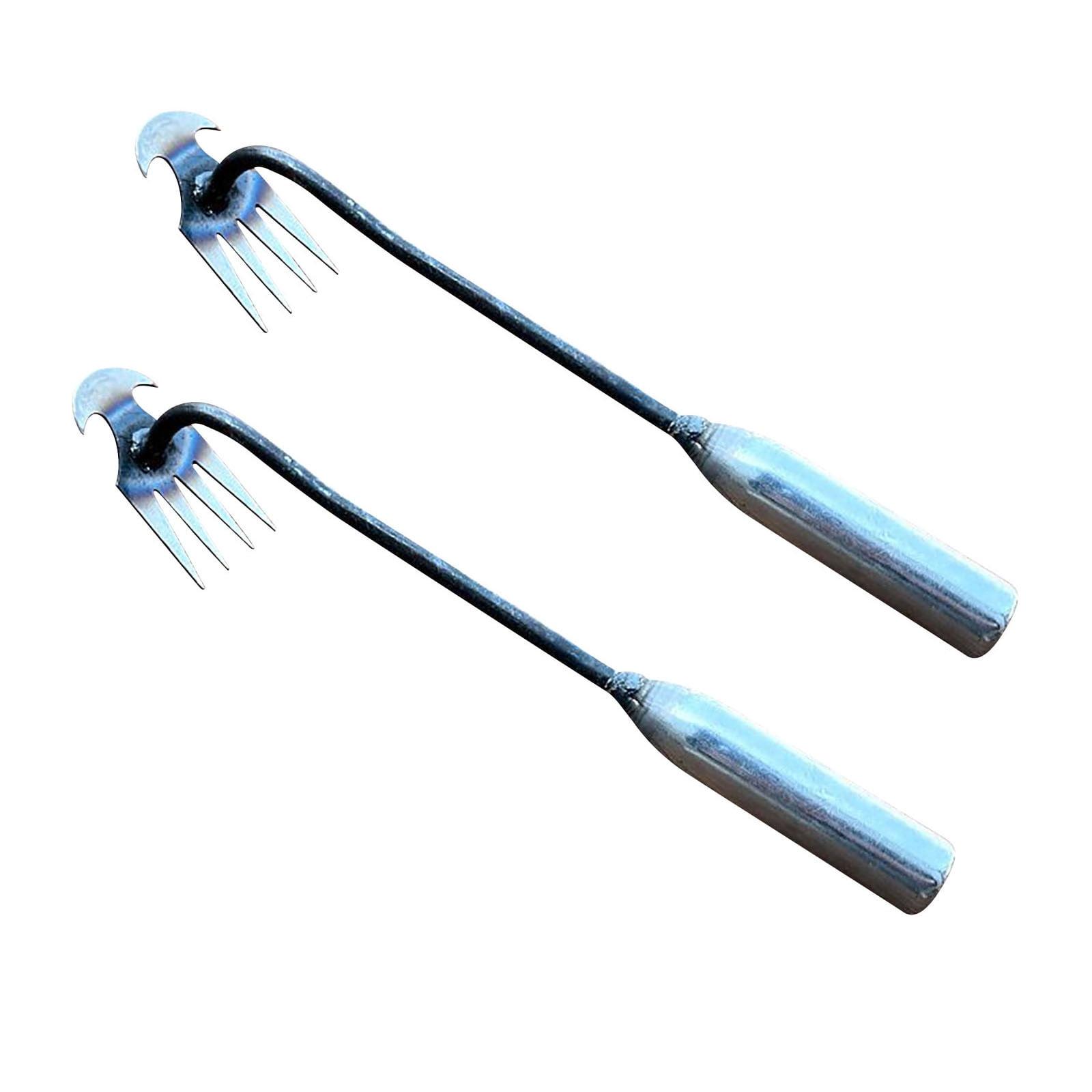 Fnyoxu 4-Claw Stand Up Weeder Gardening Hand Weeding tool with 12in ...