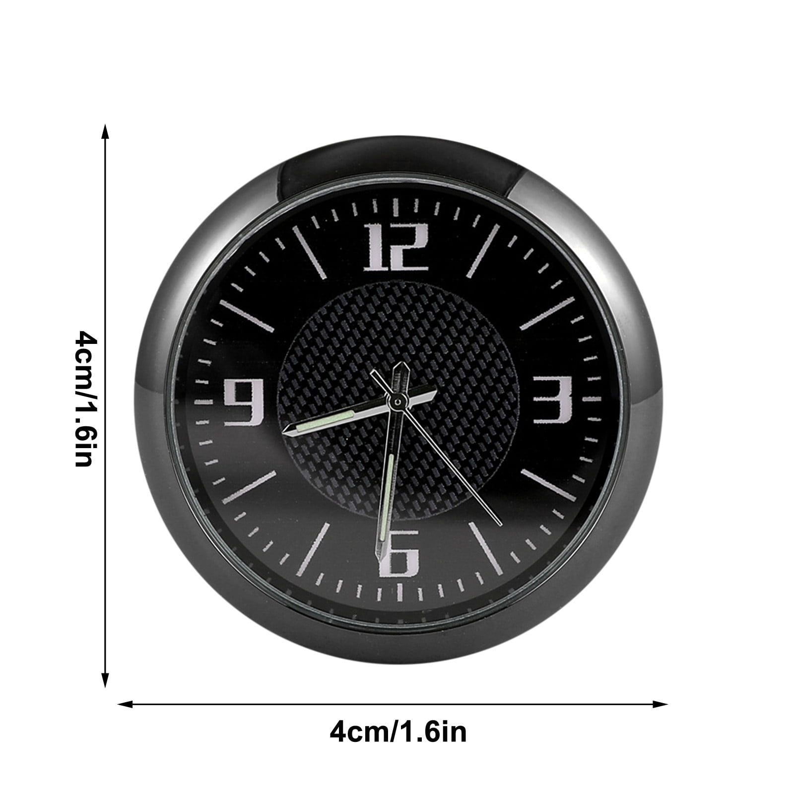 Fnyoxu 4inch Dashboard Fluorescent Clock - Mini Car Sticked To Watch ...