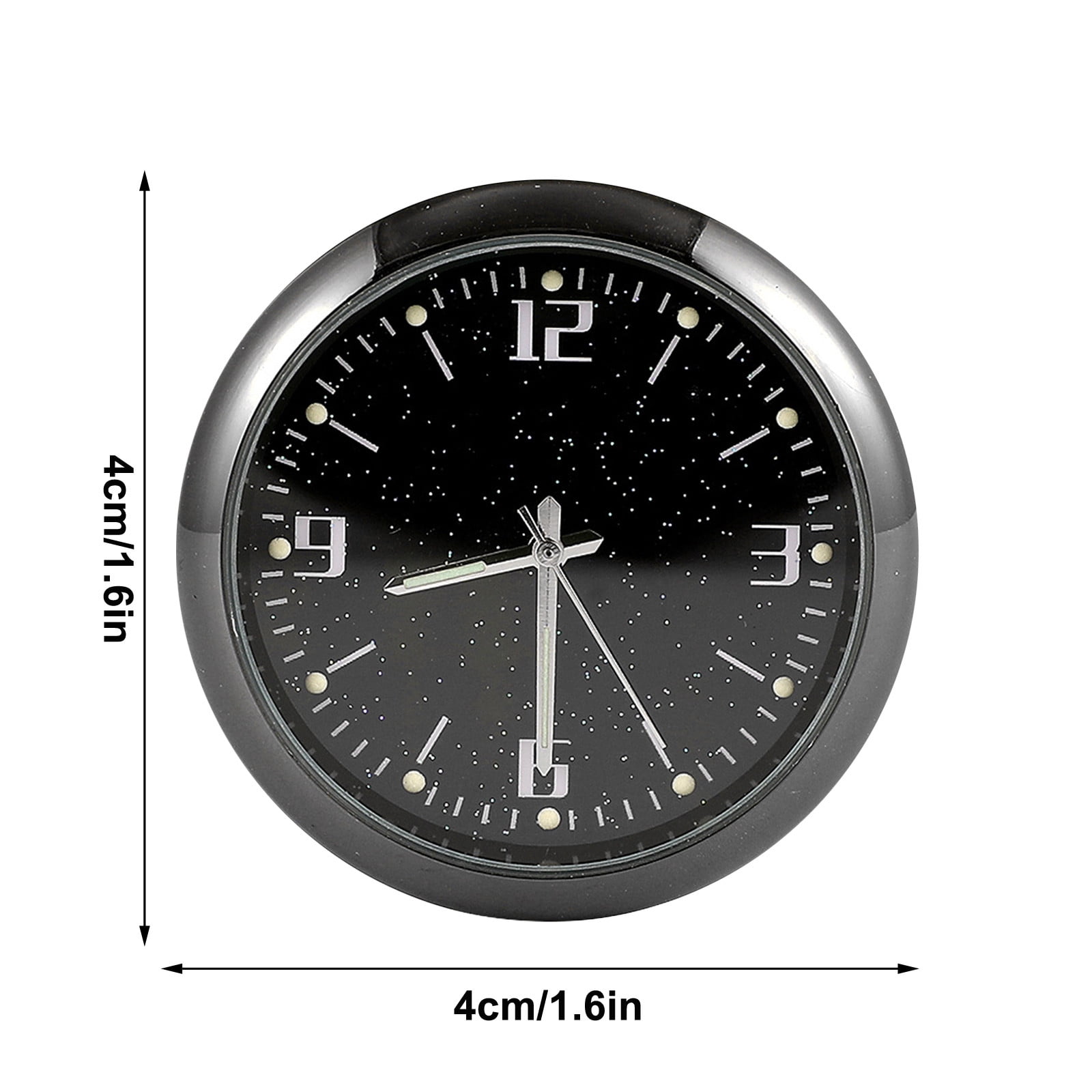 Fnyoxu 4inch Dashboard Fluorescent Clock - Mini Car Sticked To Watch ...