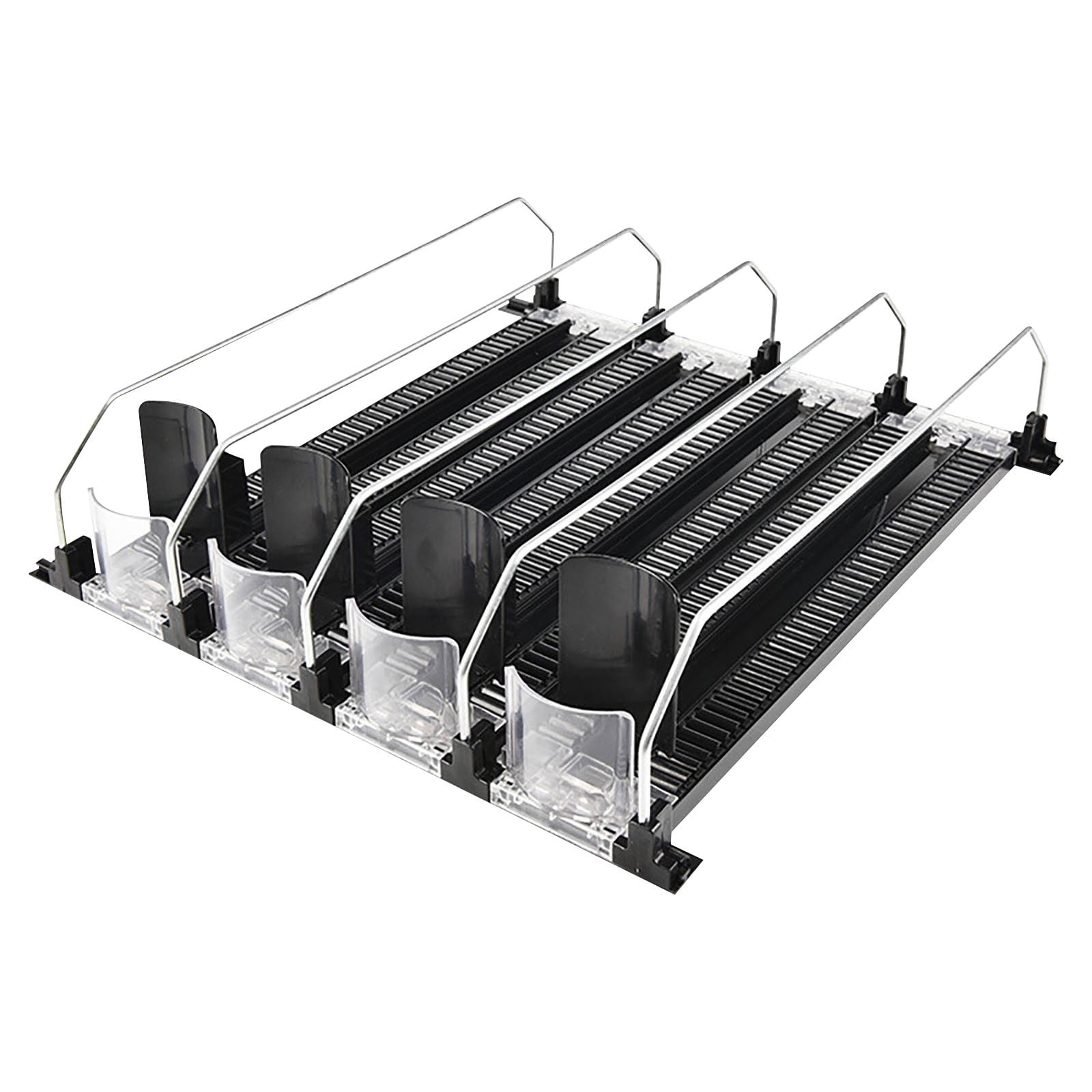 Fnyoxu 4pc Supermarket Freezer Beverage Pusher Refrigerator Beverage ...