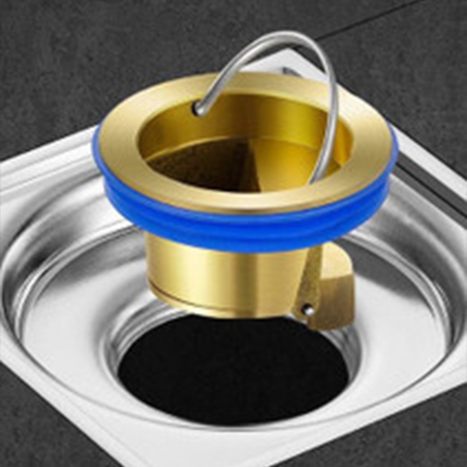 Fnyoxu Brass One-way Drain-Valve Toilet Floor Drains Deodorant Device ...
