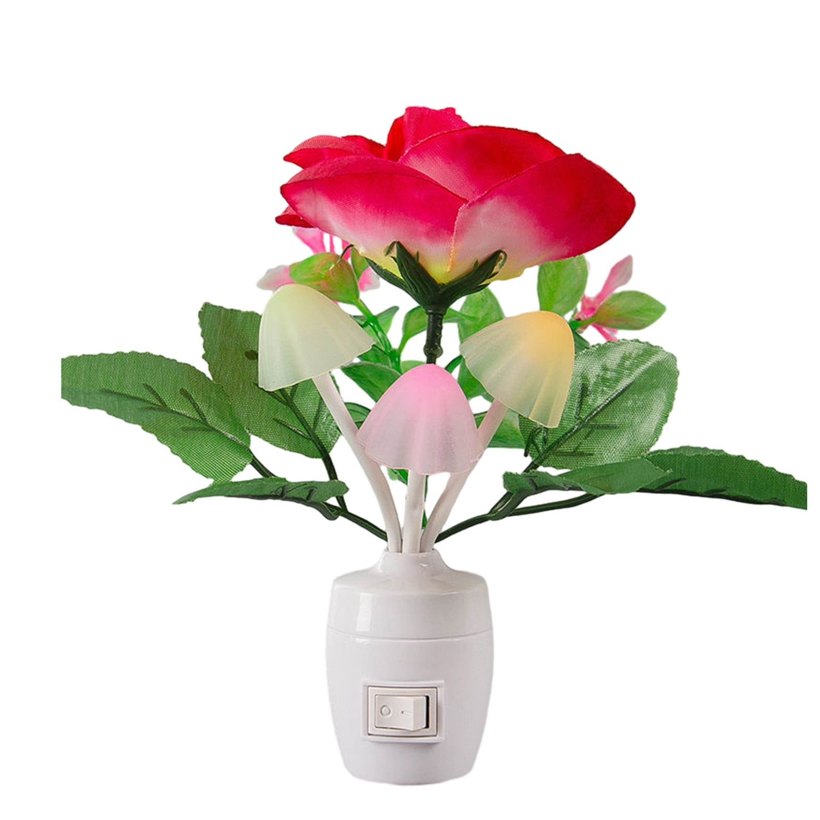 Fnyoxu Color Changing Plug-in LED Flower Dream Lights for Childrens ...
