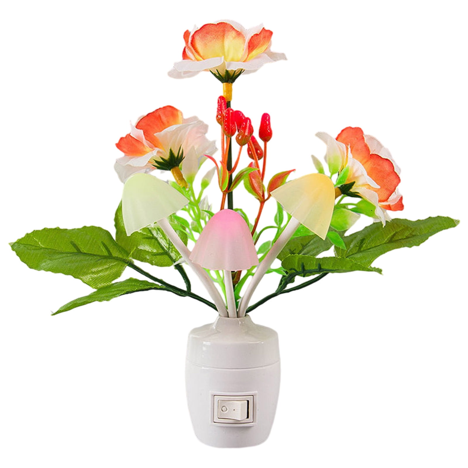 Fnyoxu Color Changing Plug-in LED Flower Dream Lights for Childrens ...