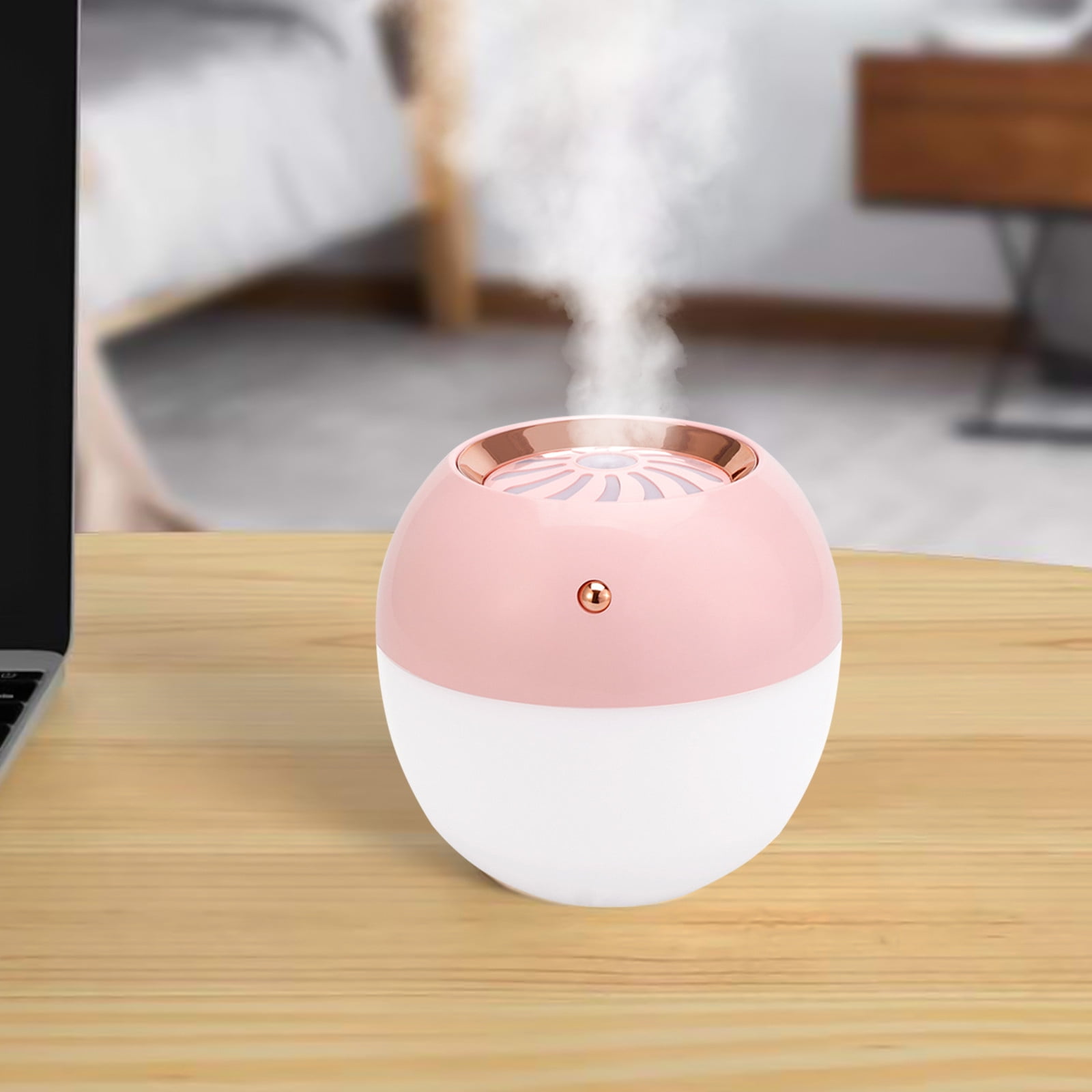 Fnyoxu Colorful Cool Humidifier USB-Only 300ml Portable with 7 Colors 2 ...