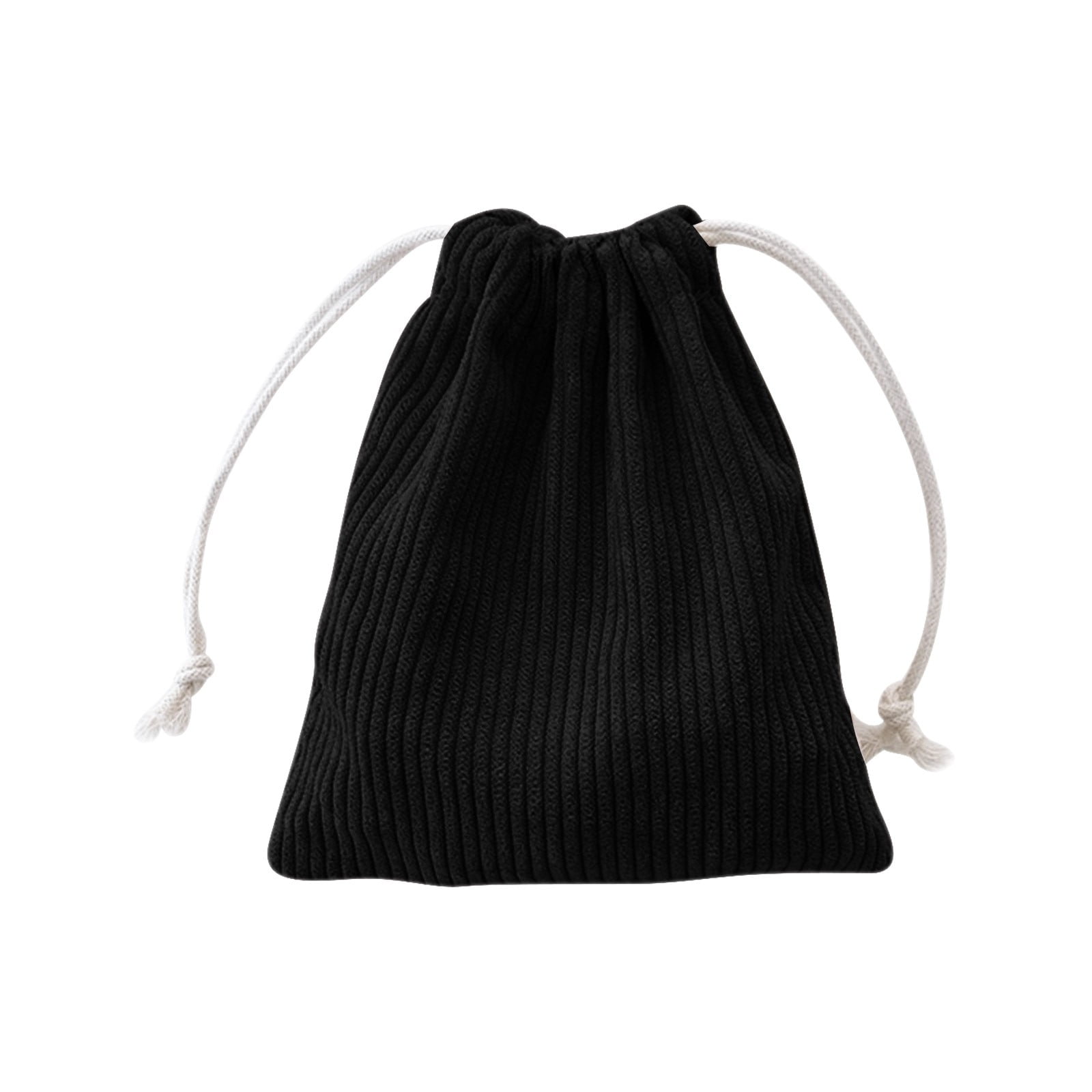 Fnyoxu Corduroy Elastic Storage Bag, Corduroy Lipstick Bag, Portable ...