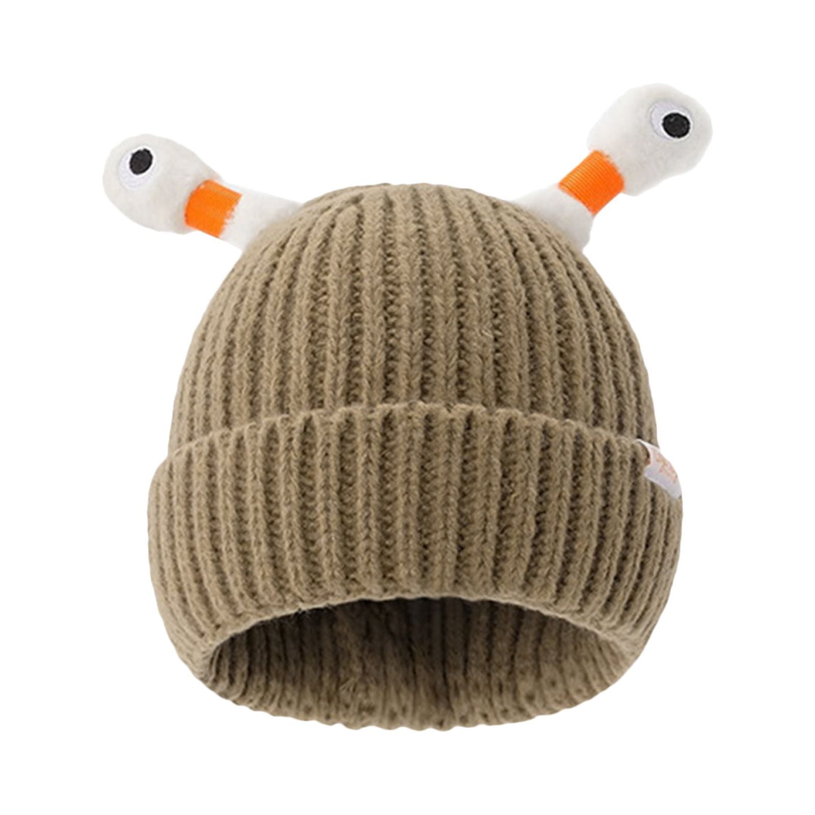 Fnyoxu Cute and Funny Knitted Wool Hat, Eyes and Antennas Fresh and ...
