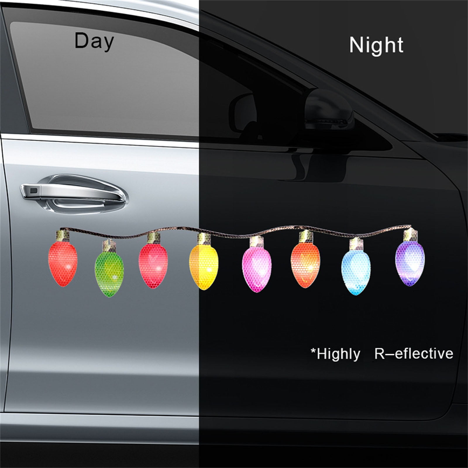 Fnyoxu Funny Reflective Light Bulb Magnet Decorations Reflective ...