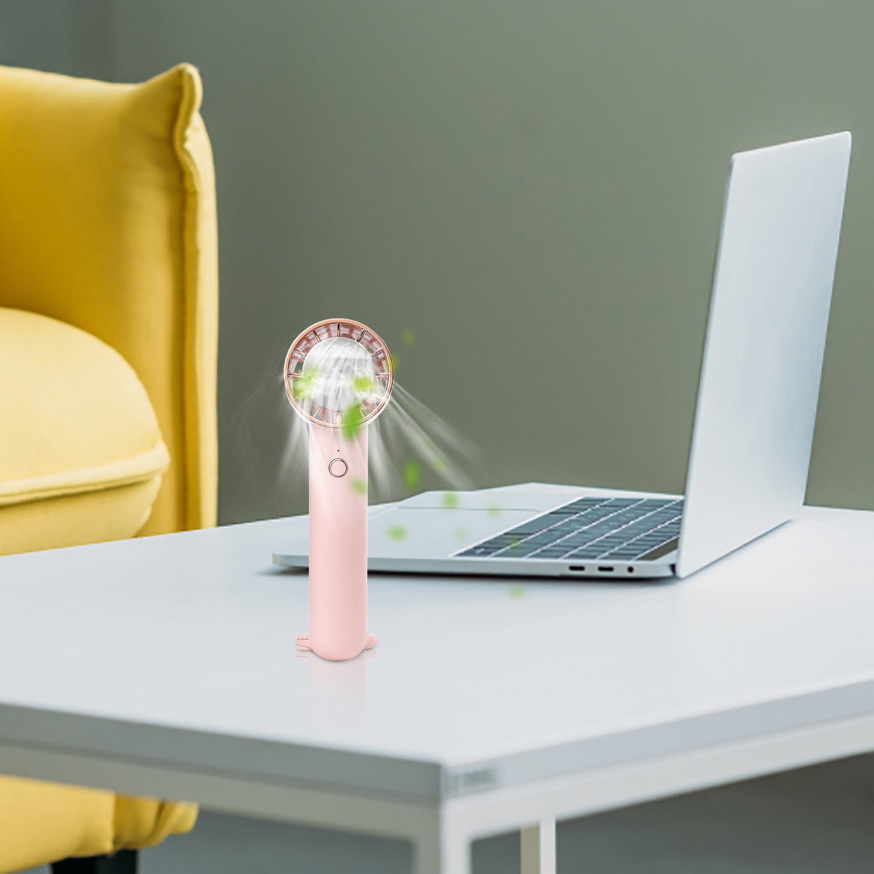 Fnyoxu Handheld Fan. Mini Handheld Coolin Fan. USB Charging Hanging ...