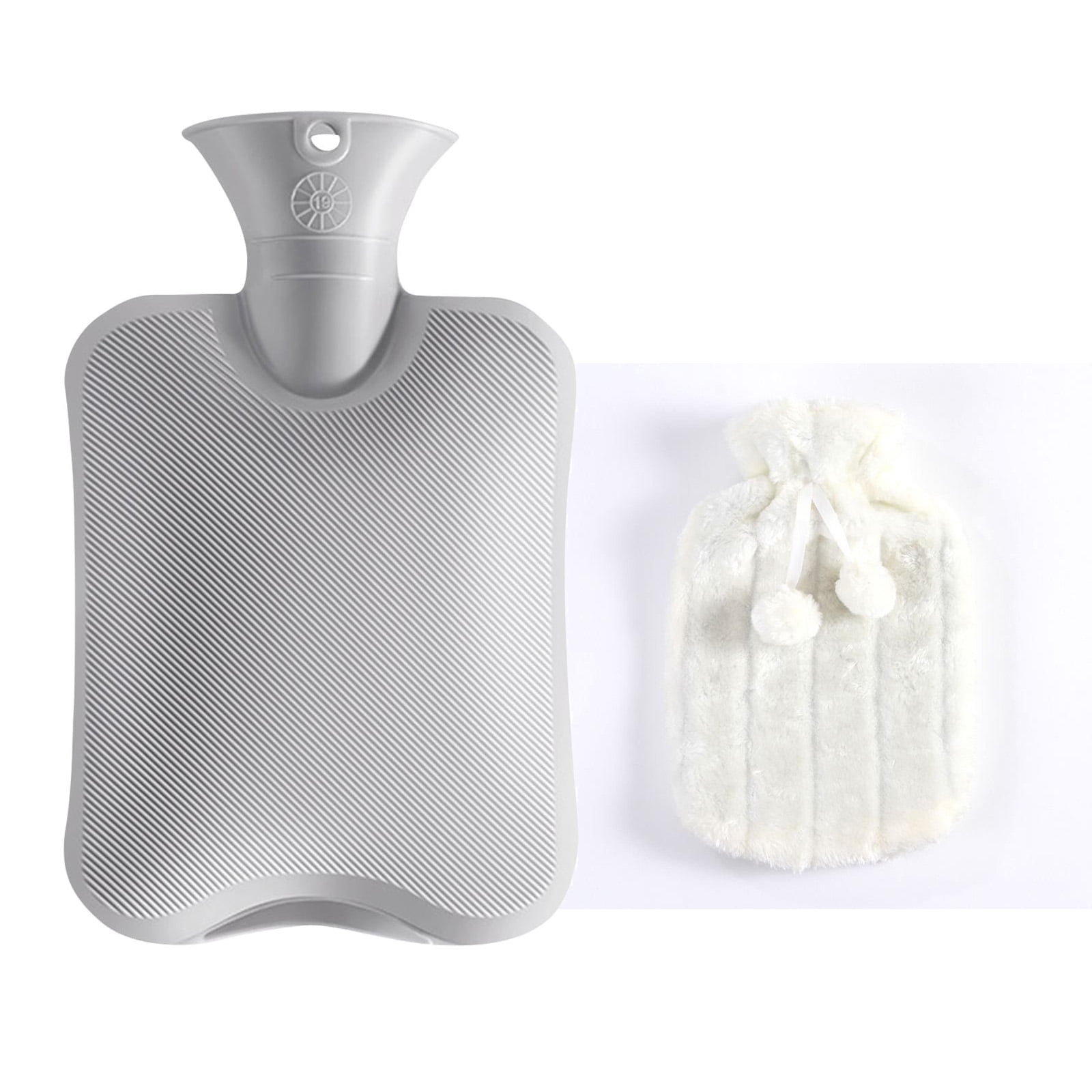 Fnyoxu Hot Water Bottle with Soft Cover, (2 Liter) Hot Water Bag for ...