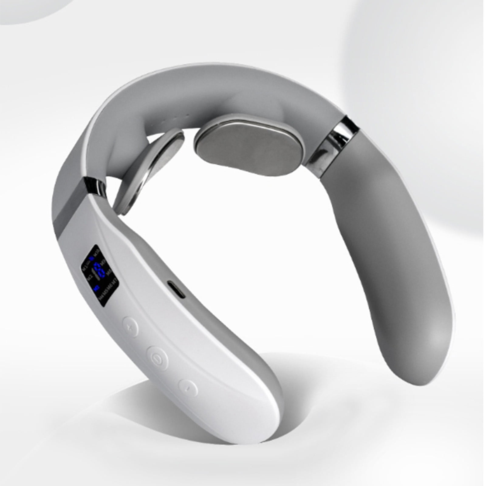 Fnyoxu Intelligent Neck Massager with Heating - 10 Modes, 16 ...