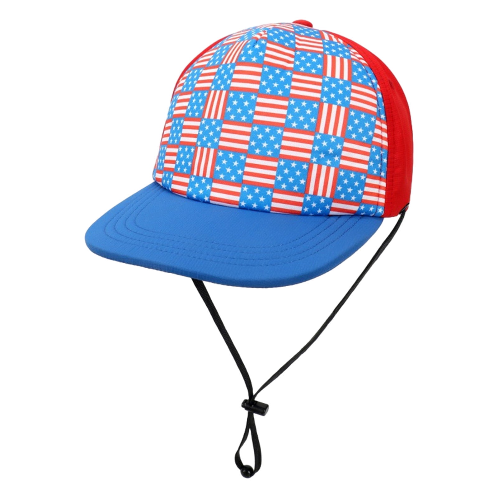 Fnyoxu Kids Trucker Hat with Chin Strap Basketball Lightweight toddler ...
