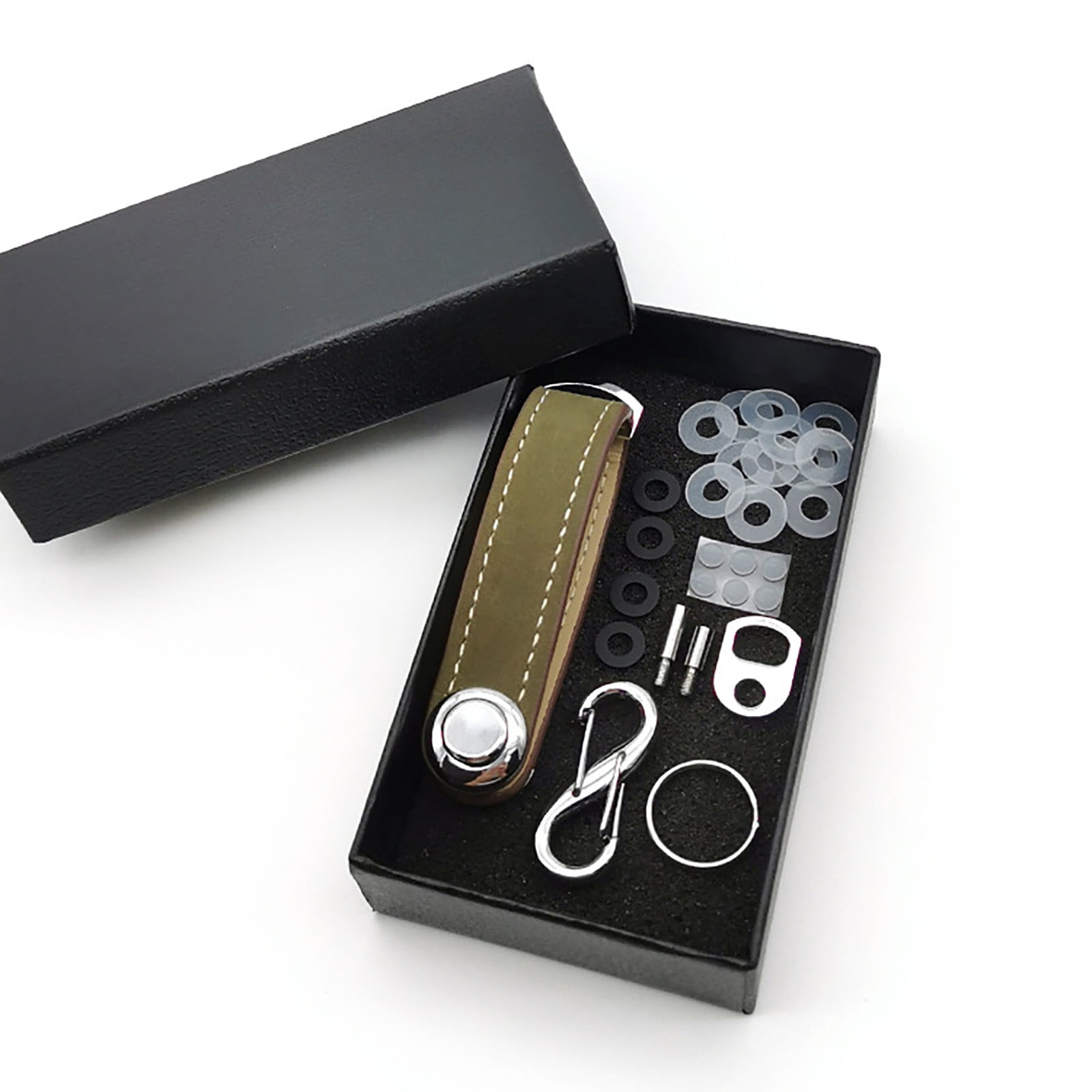 Fnyoxu Leather Key Organizer Creative Key Chain Key Storage Device Key ...