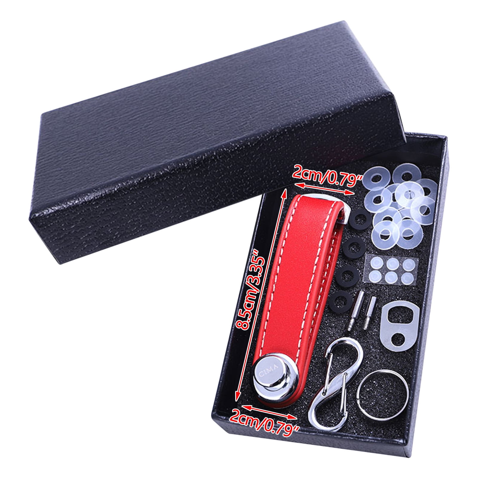 Fnyoxu Leather Key Organizer Creative Key Chain Key Storage Device Key ...