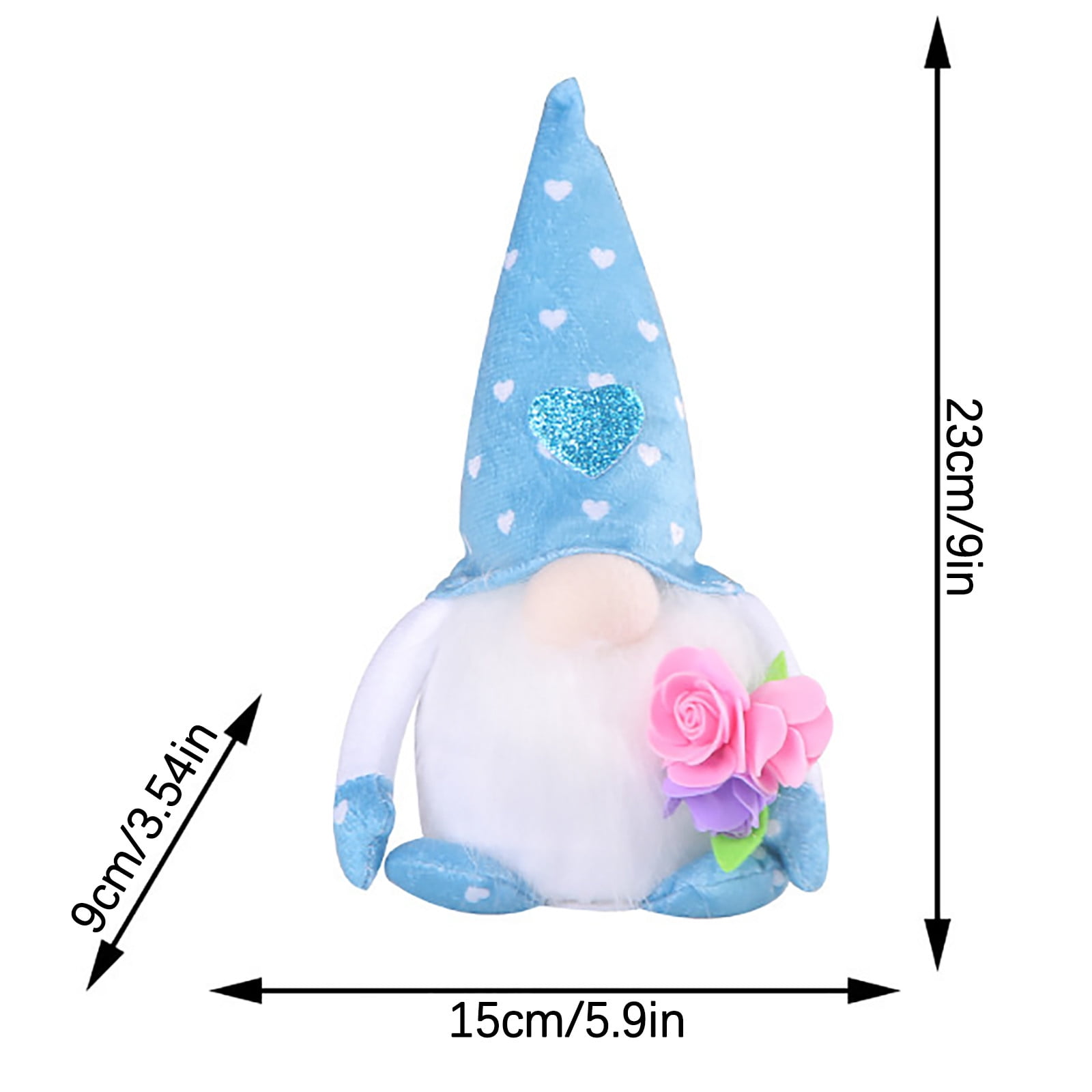 Fnyoxu Mothers Day Love Doll Creative Cute Glow Faceless Old Man Doll ...
