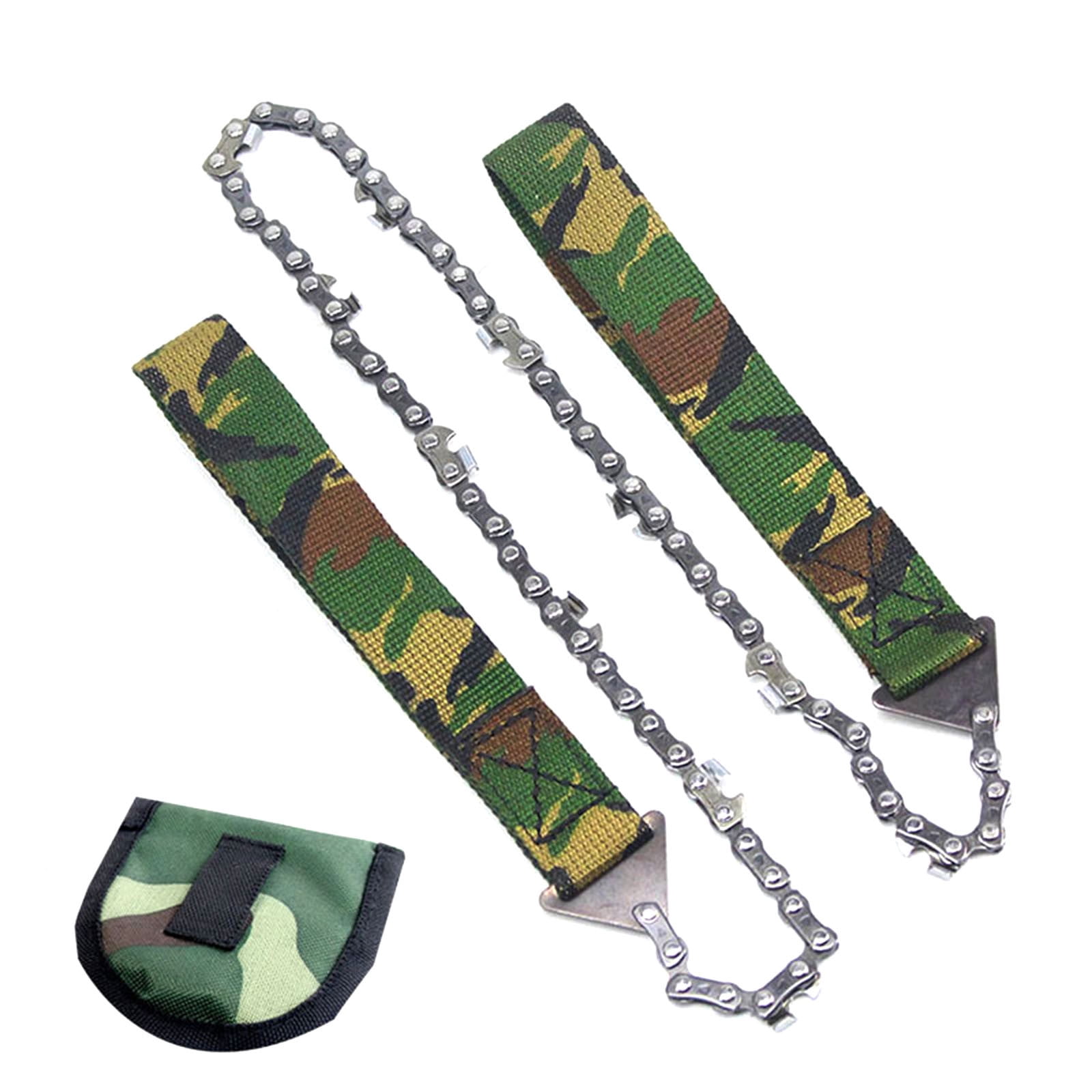 Fnyoxu Msyuusr Pocket Chainsaw 25.6 Inch Survival Saw with Handles ...