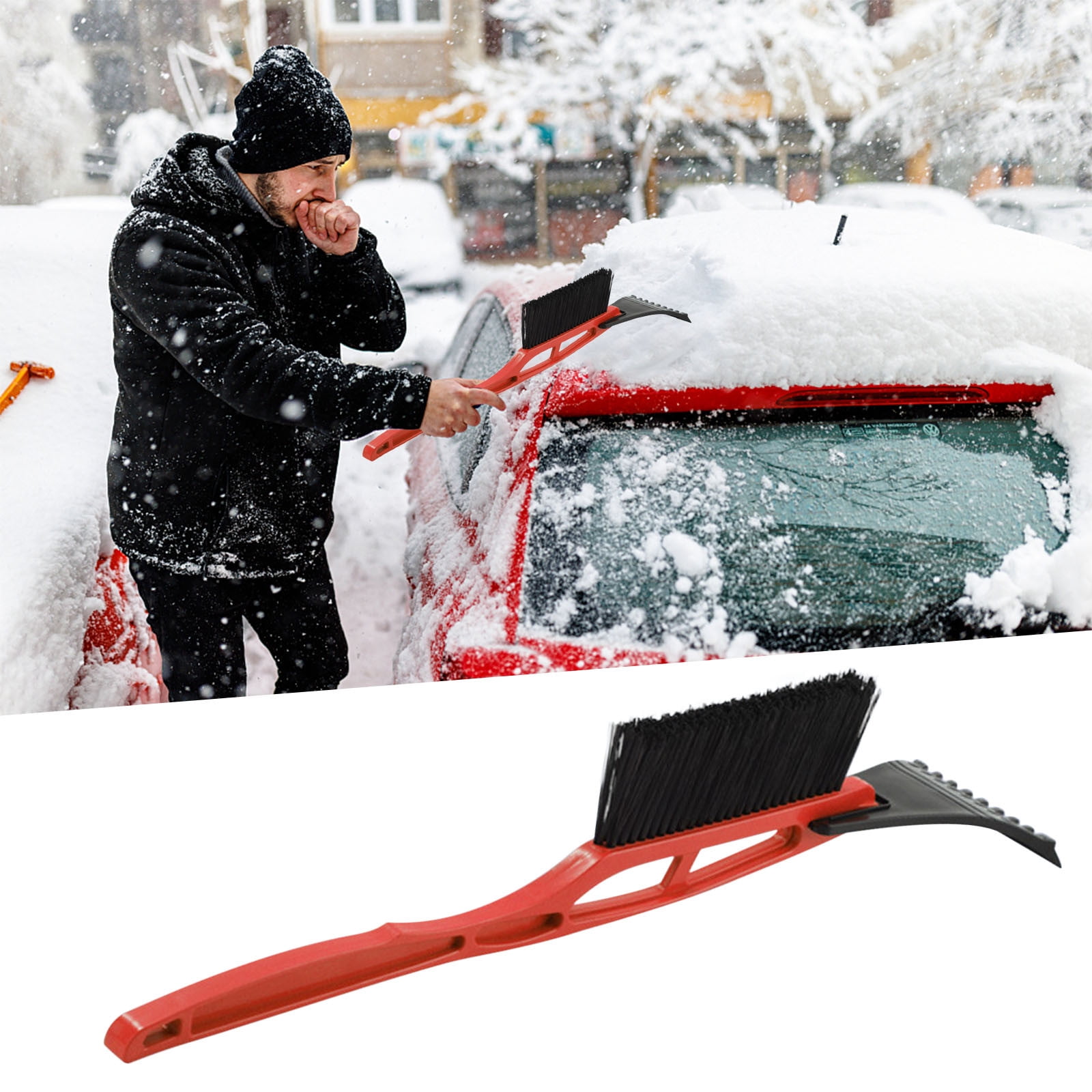 Fnyoxu Multifunctional Snow Plow,Detachable in Winter with Brush,Snow ...