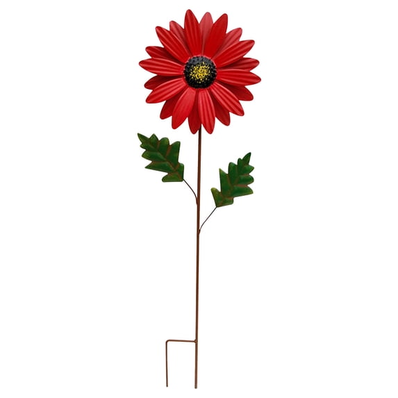 Fnyoxu Outdoor Garden Decoration Iron Flower Courtyard Ground Inserted ...