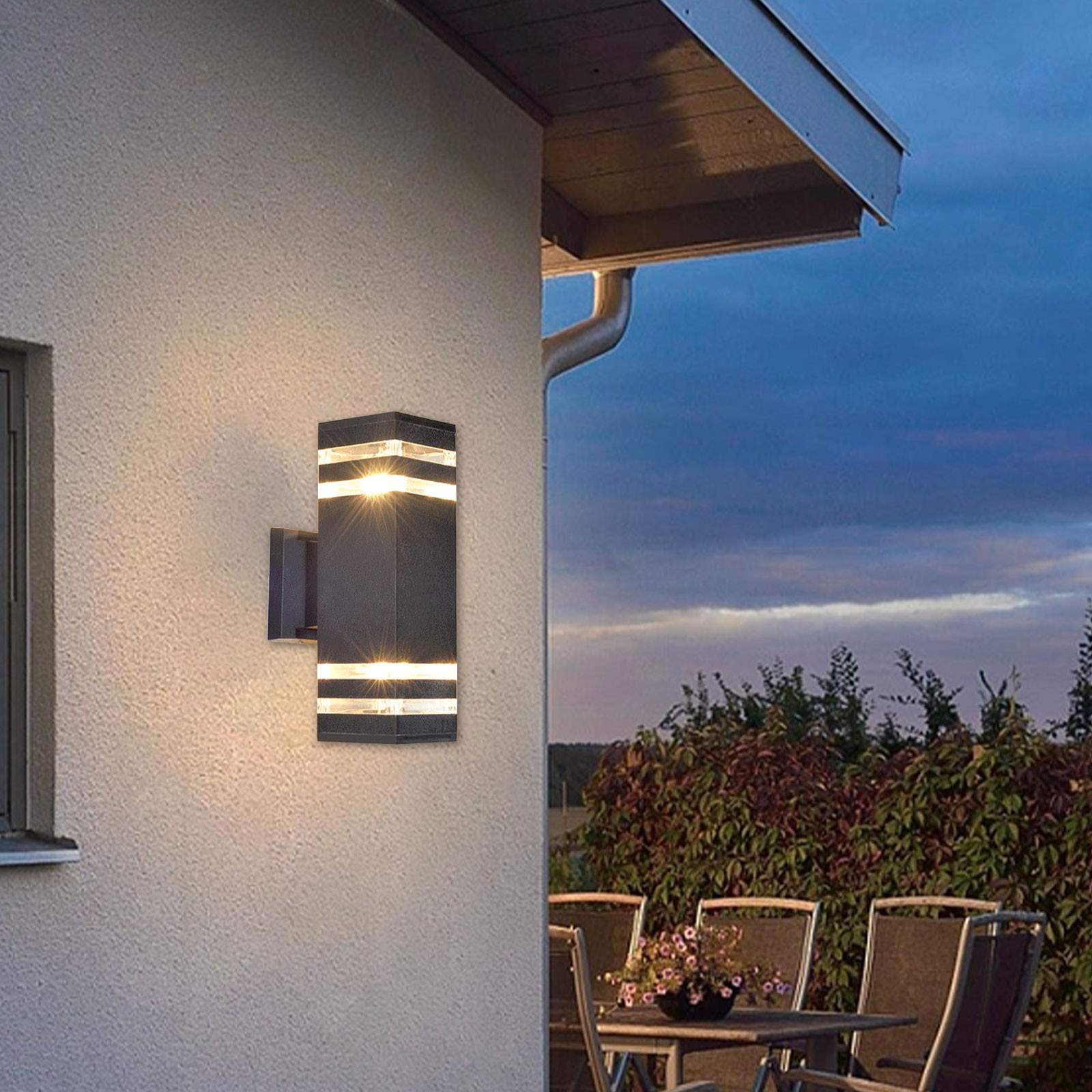 Fnyoxu Outdoor Wall Light, Outdoor Fixture Wall Mount, Modern Outdoor ...