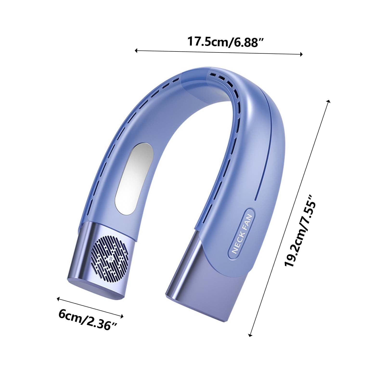 Fnyoxu Portable Neck-Fan,3000mAh Wearable Personal Fan,360° Adjust Cool ...