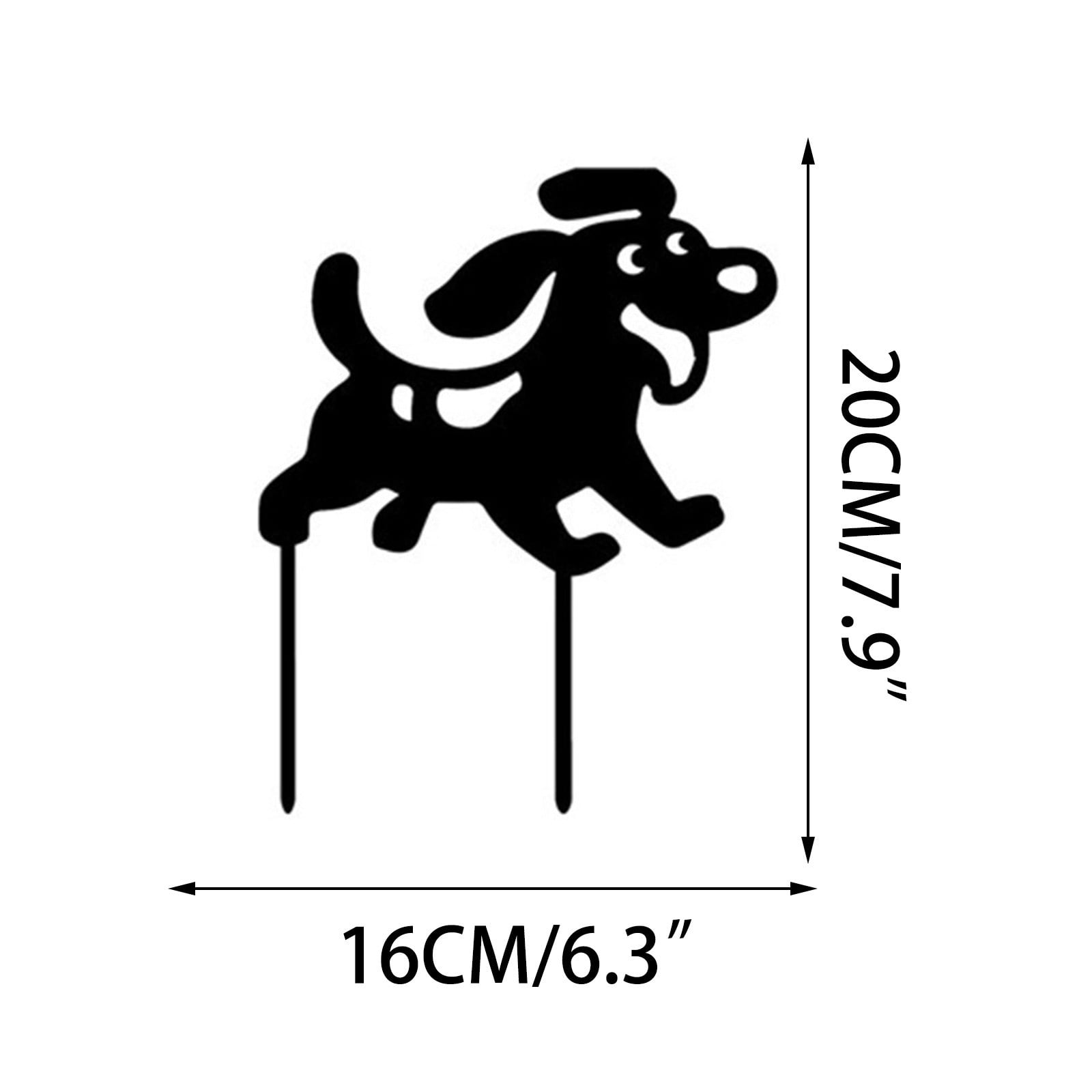 Fnyoxu Yard Art Garden Inserts Animals Hollow Inserts Yard Decoration ...