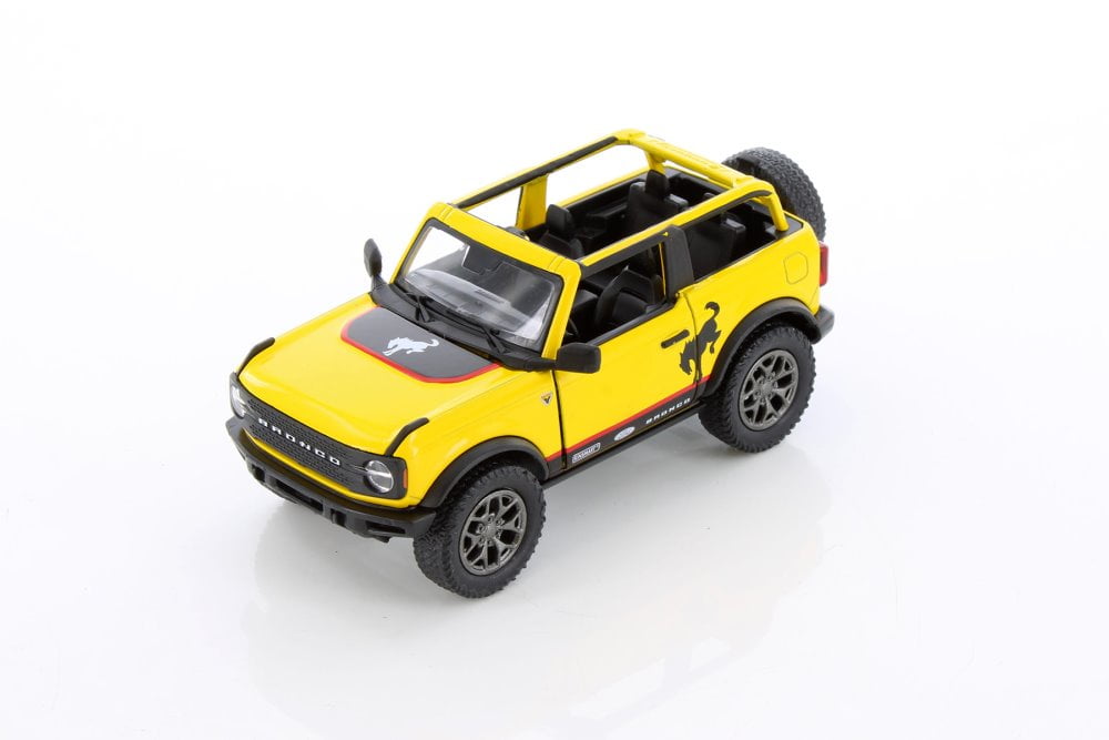 Fo_rd Bronco Open Top Livery Edition, Yellow - Kinsmart 5438DFA - 1/34 ...