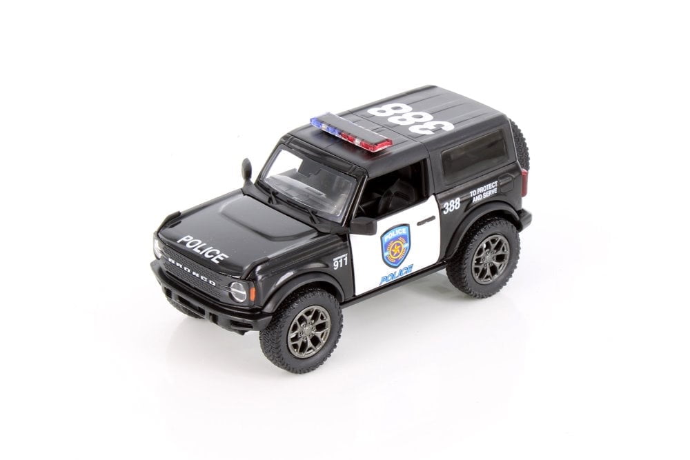 Fo_rd Bronco - Police Edition, Black /White - Kinsmart 5438DP - 1/34 ...