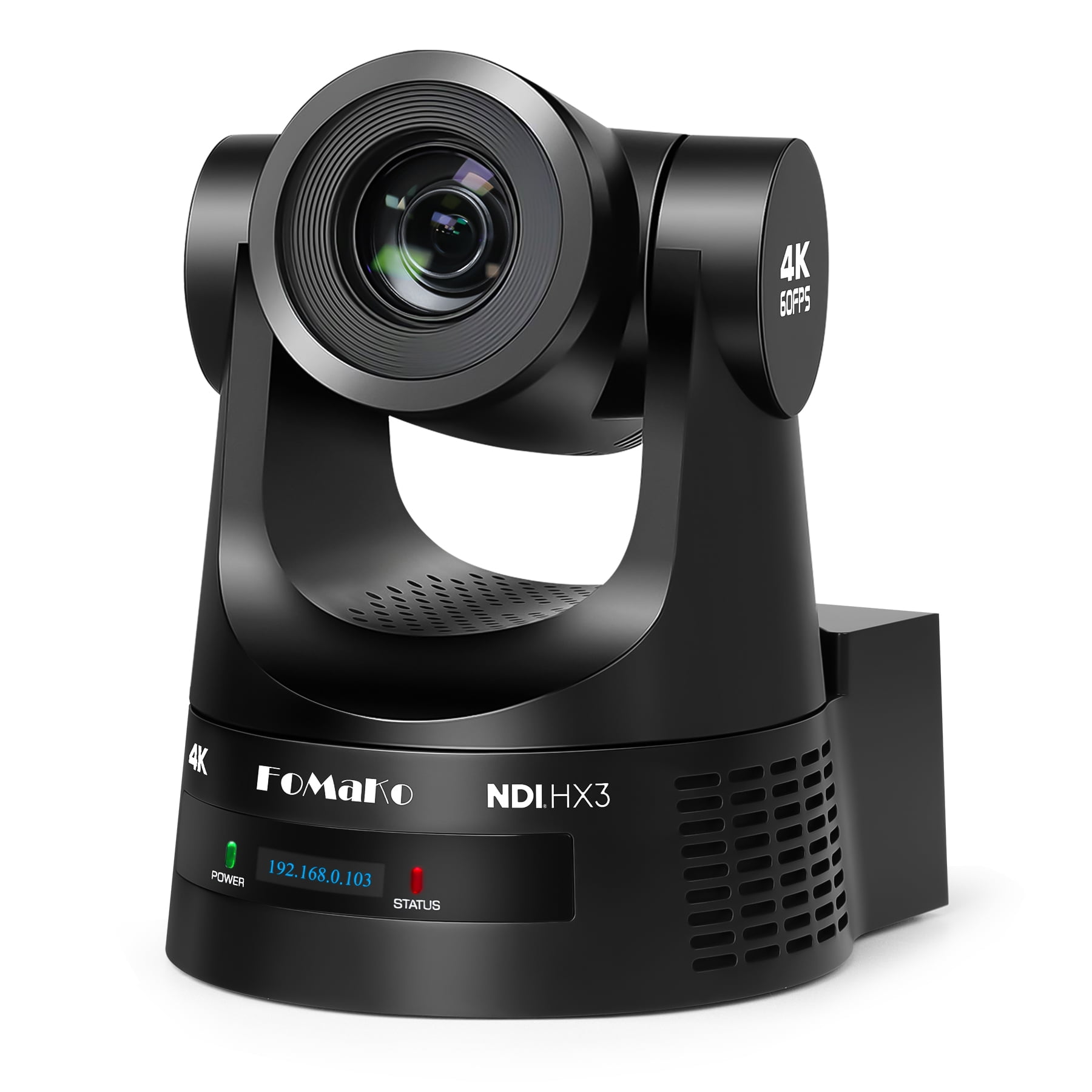 FoMaKo 4K 60fps NDI PTZ Camera, Supports NDI HX3 4K 60fps Output, 20x ...