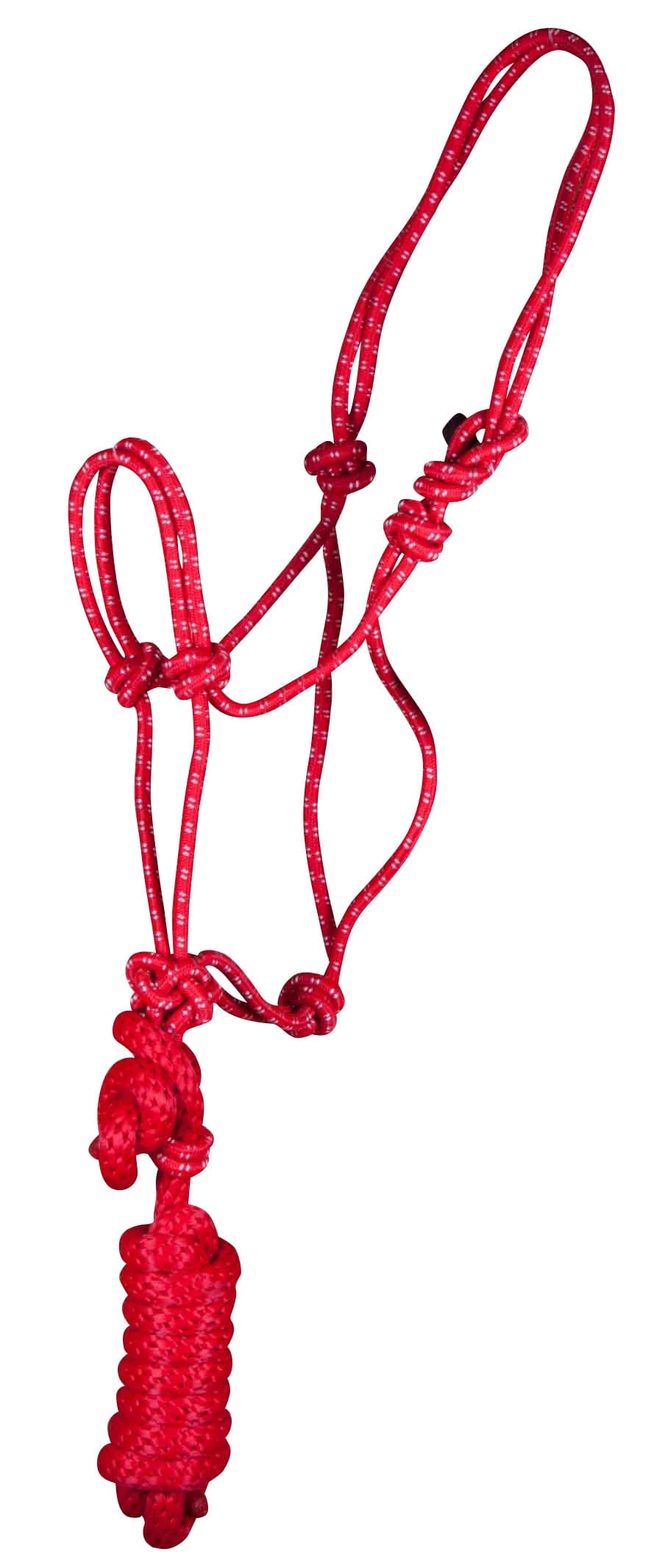 Mustang Economy Mountain Rope Halter/Lead Foal Red - Walmart.com